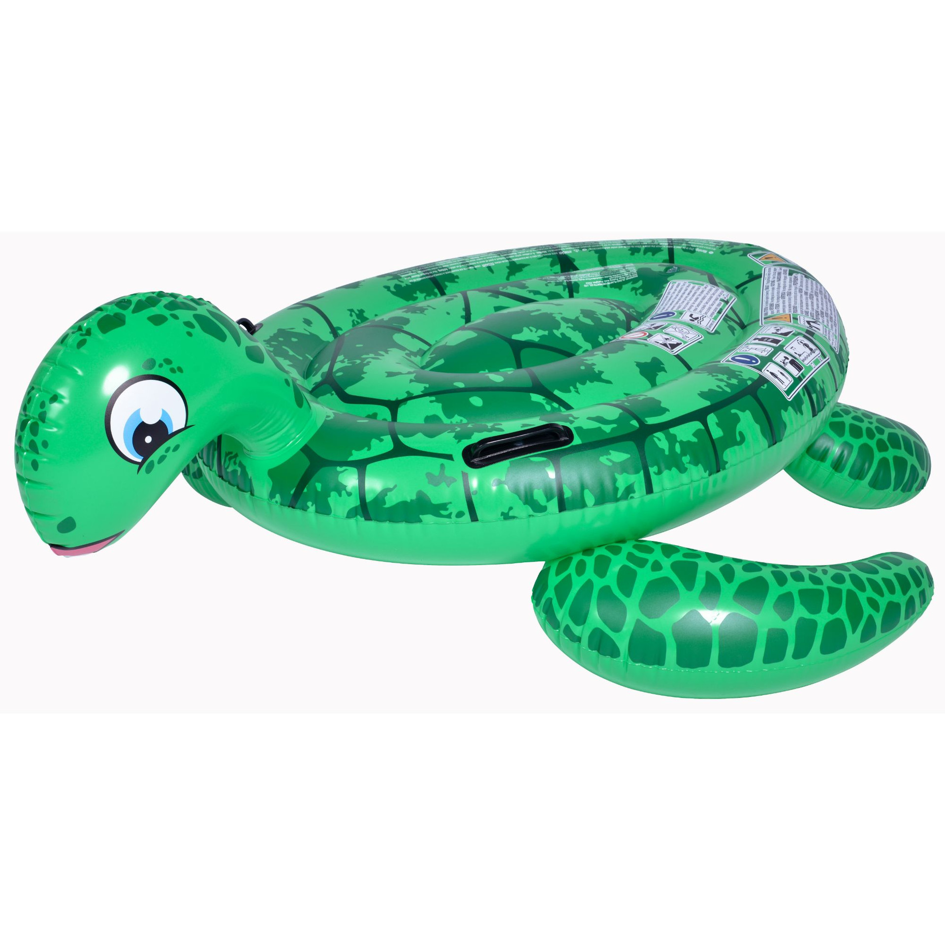 46" Inflatable Blue Sea Lion Ride On Pool Float with Handles ...