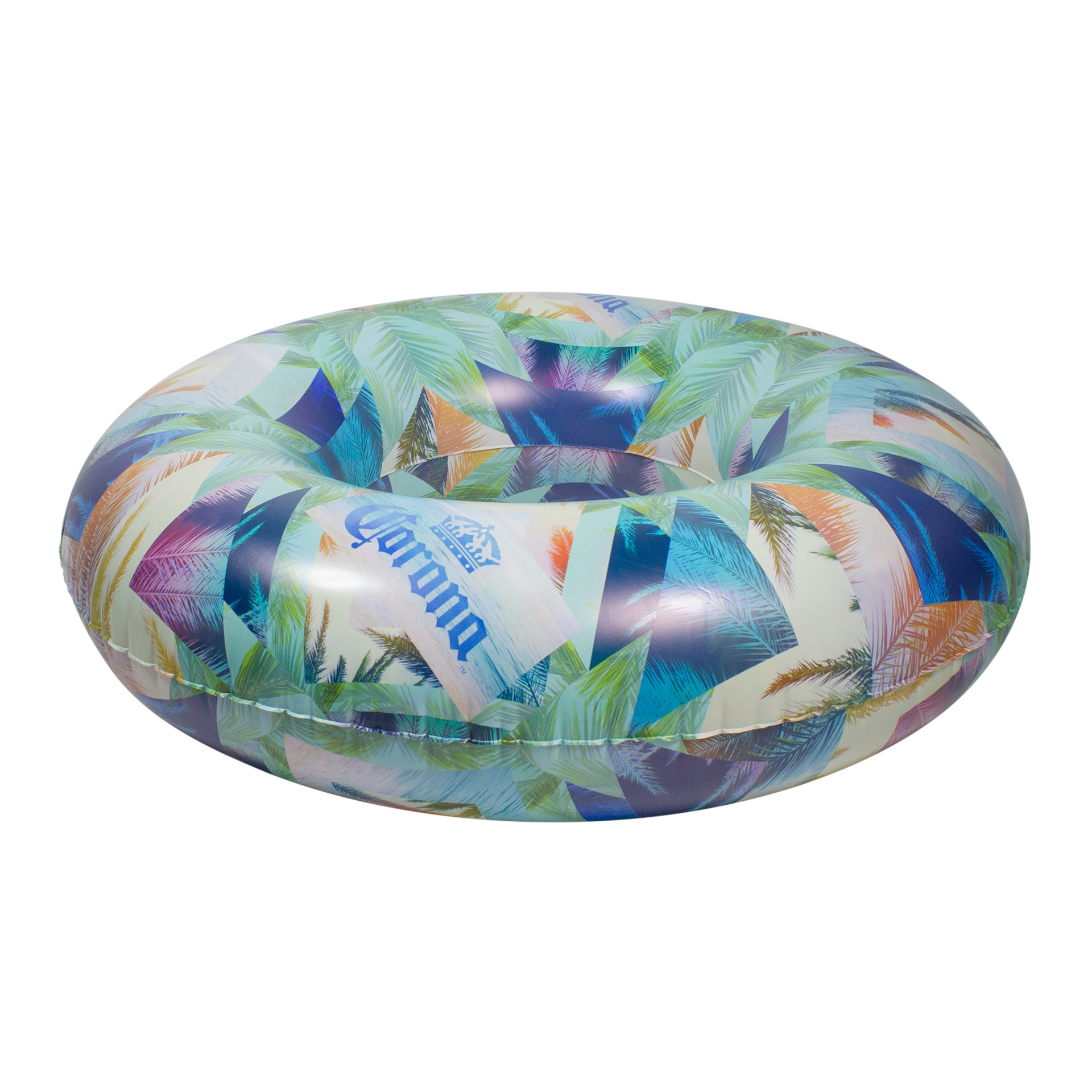 36" Inflatable Corona Palm Trees Swimming Pool Tube Ring | Christmas ...