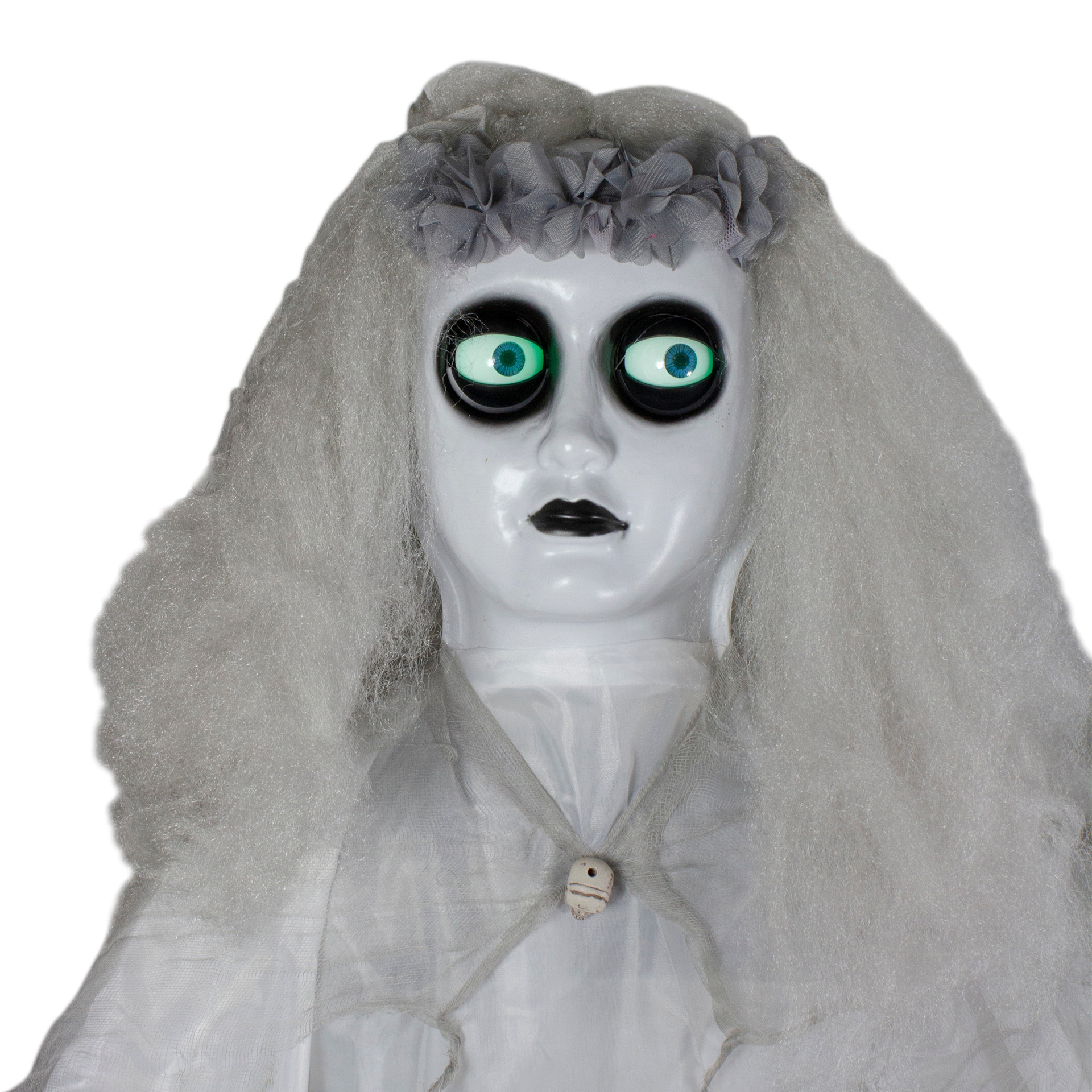 Lighted & Animated Ghost Bride Halloween Decoration - 6' - Multicolor ...