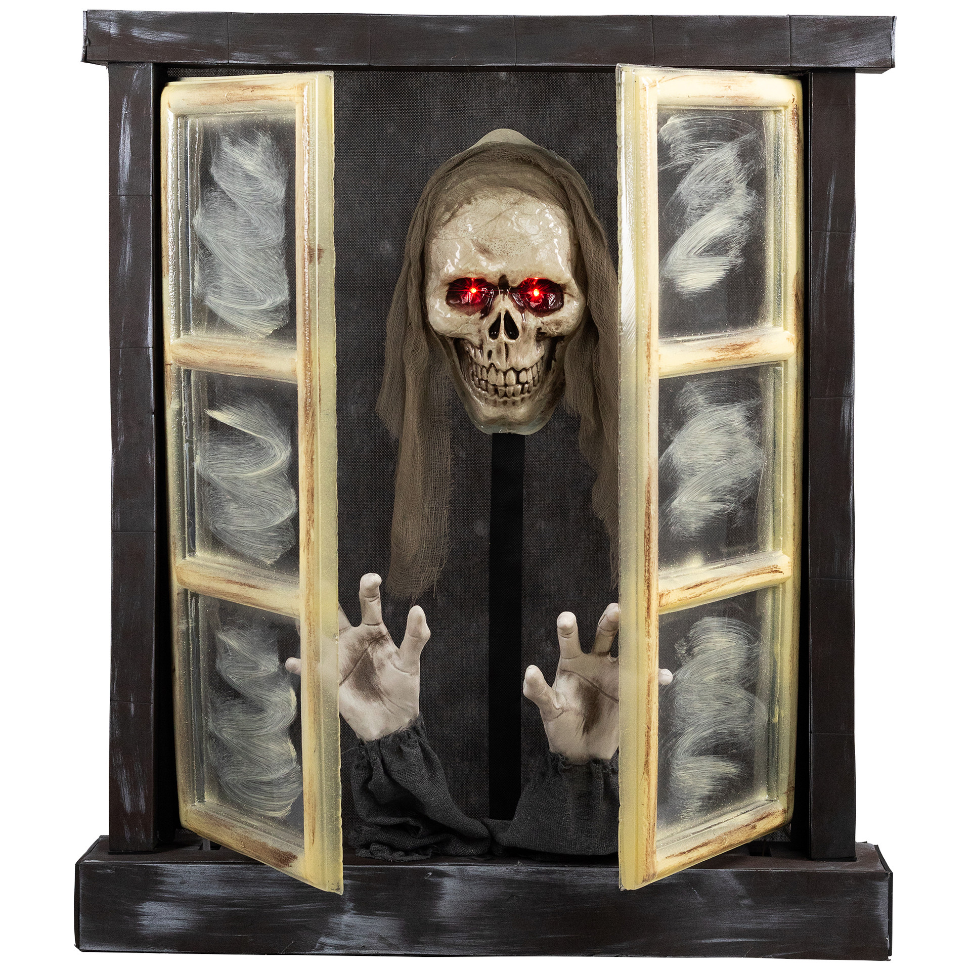 29" Lighted & Animated Opening Window Halloween Decoration | Christmas ...