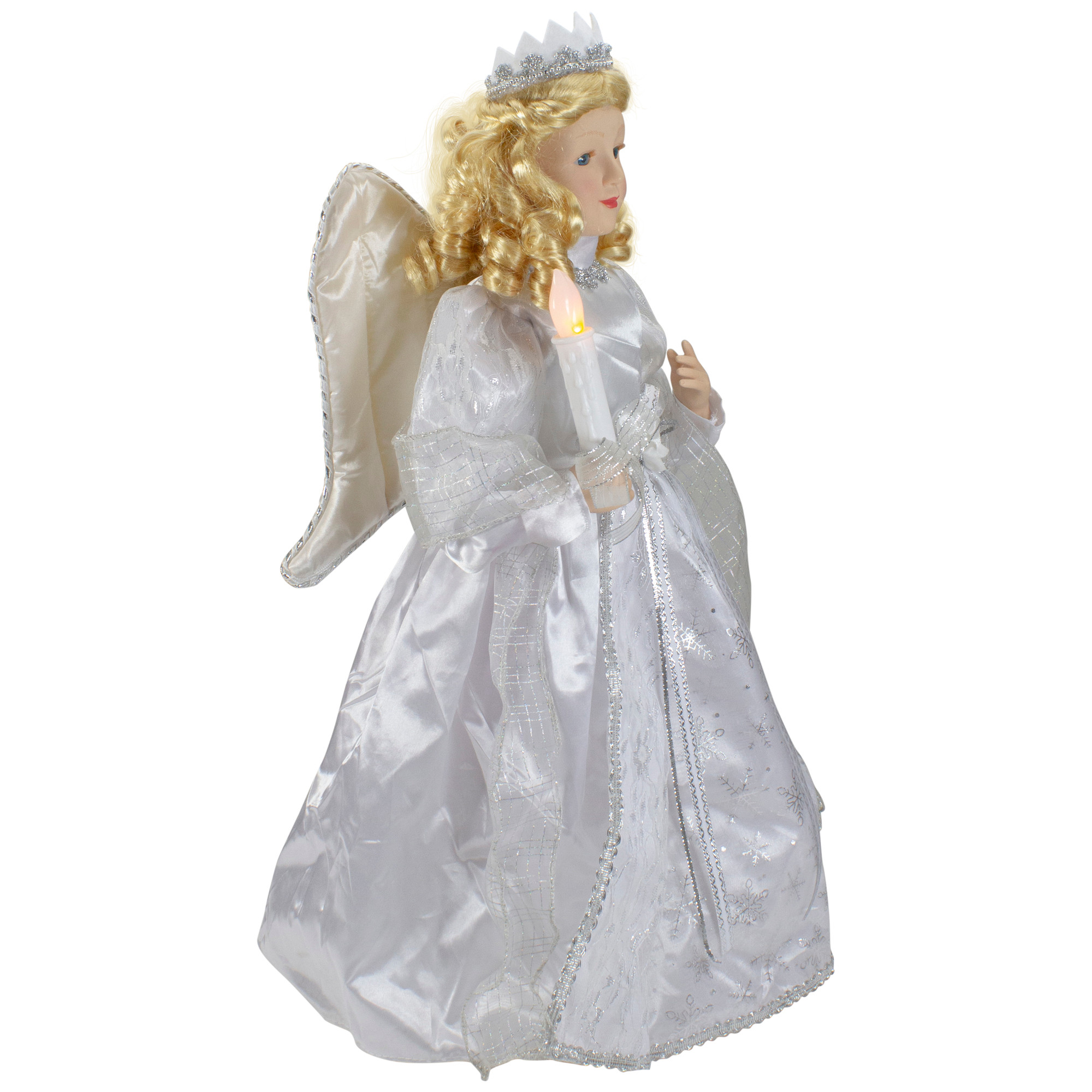 24-Inch Lighted Standing Animated Angel Musical Christmas Figure ...