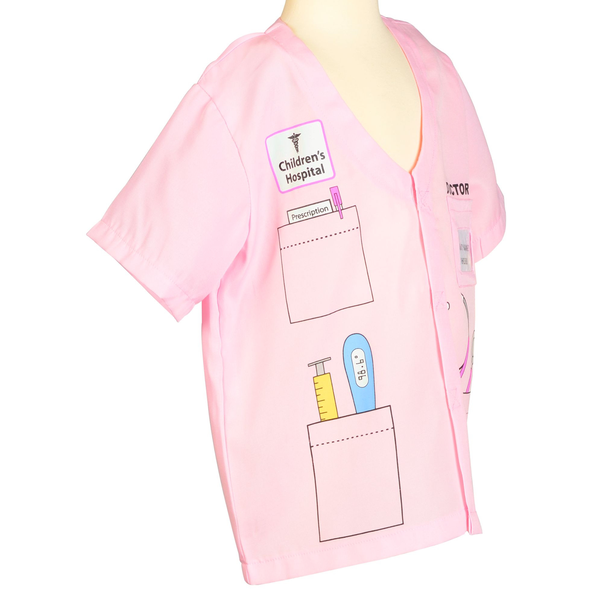 Pink Doctor Halloween costume Shirt Age 3-6 | Christmas Central