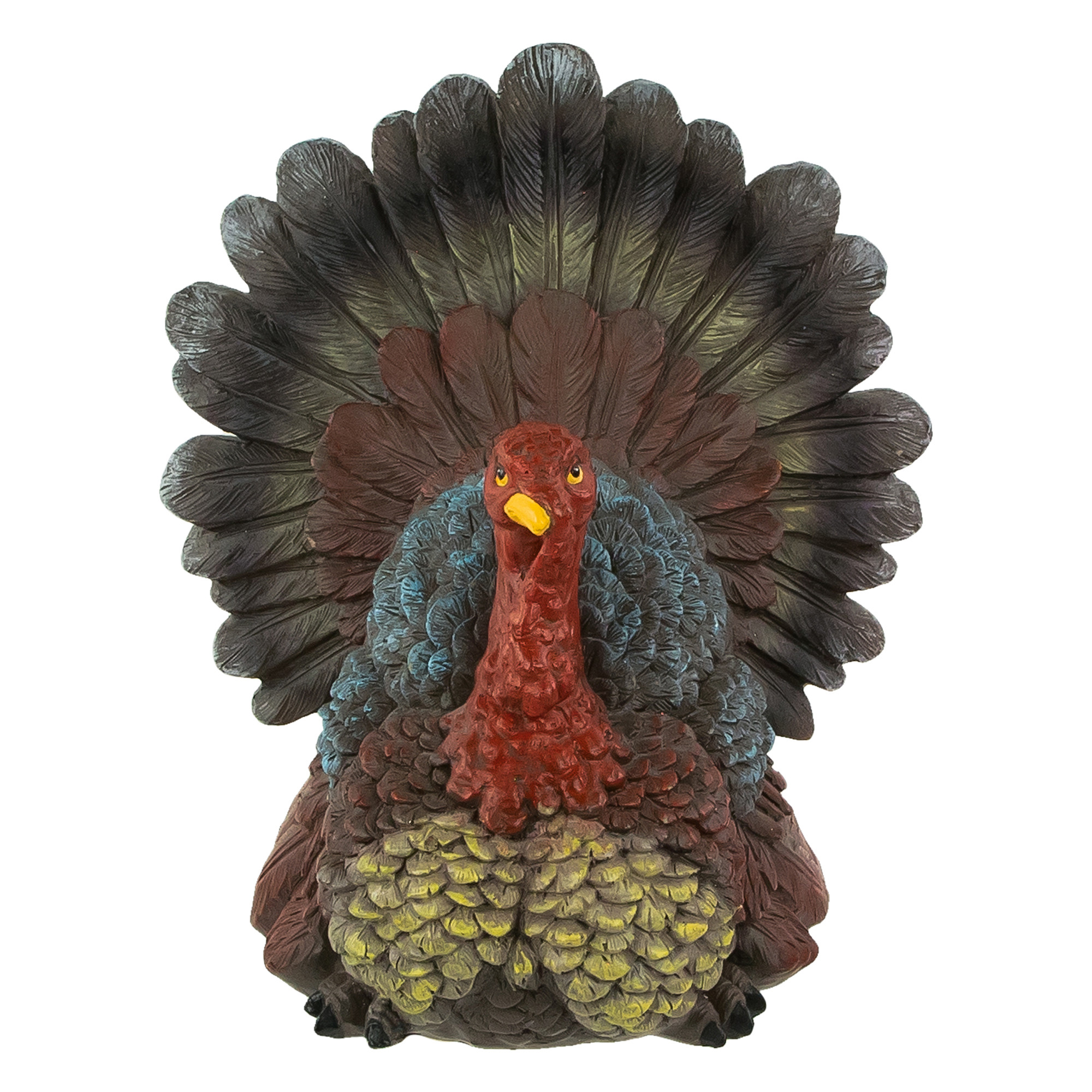 10.5" Fall Harvest Turkey Tabletop Decoration | Christmas Central