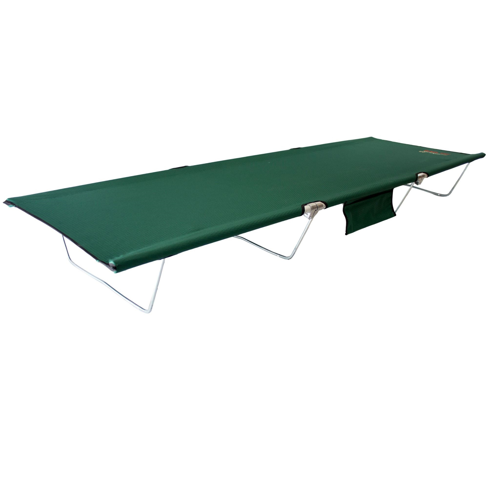 76” Green Heavy Duty Lightweight Aluminum Frame Portable Cot ...