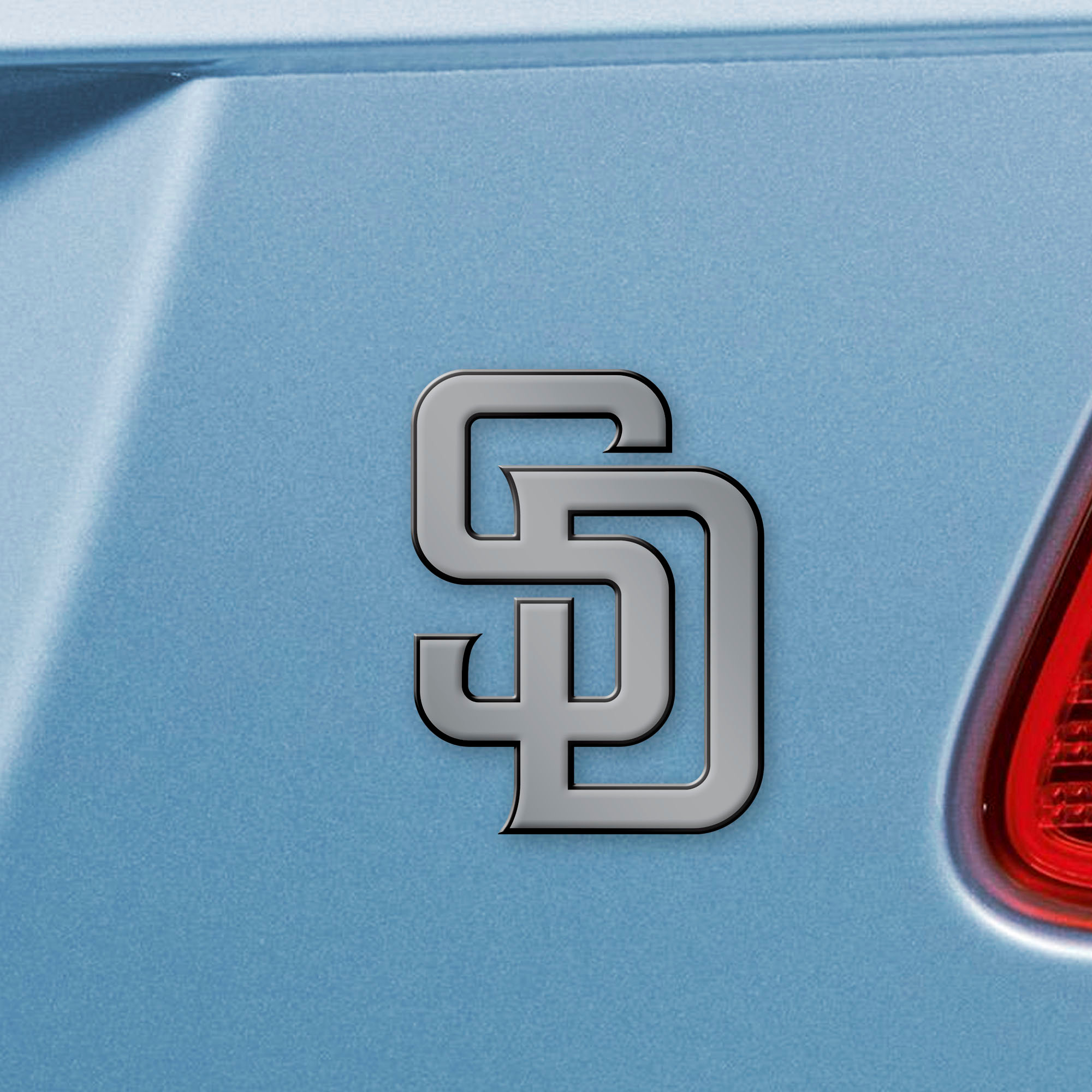 3.25" MLB San Diego Padres 3D Chrome Metal Emblem Exterior Auto ...