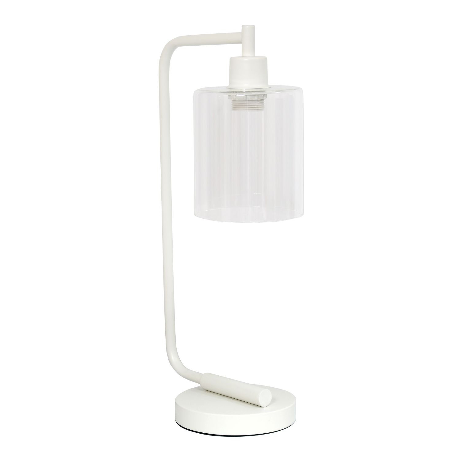 Desk Lamp with Glass Shade & USB Port - 19" - Matte White | Christmas ...