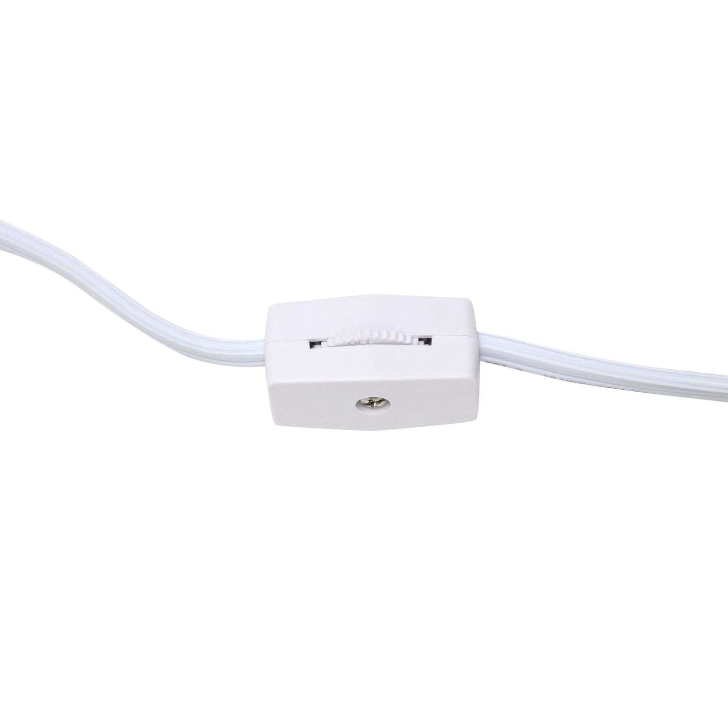 Linear Ceramic Table Lamp with Drum Shade - 15.75" - Taupe Gray & White ...