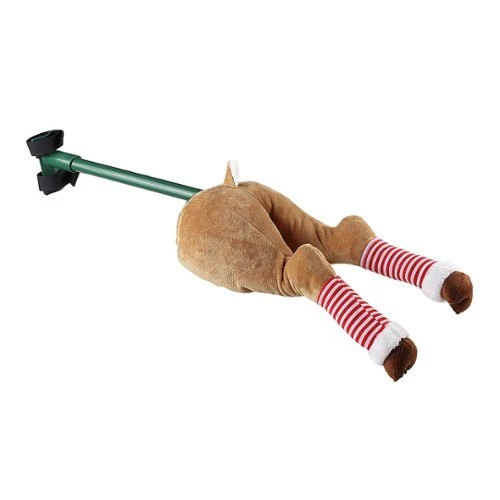 Mr. Christmas Animated Kicking Reindeer Legs Tree Decoration ...