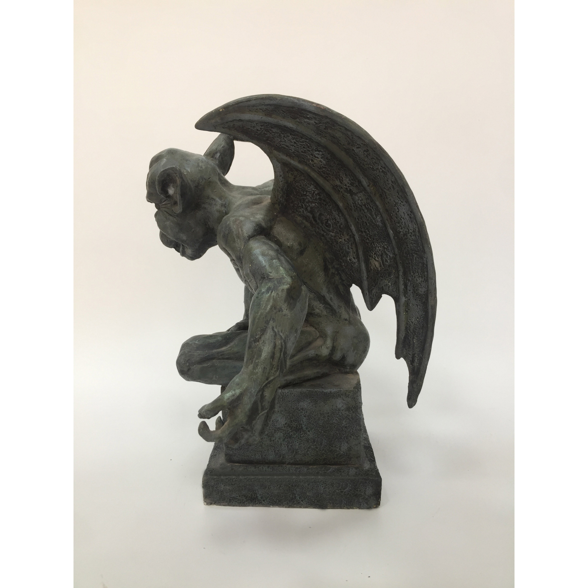 17.25" Sitting Gargoyle Outdoor Garden Statue | Christmas Central
