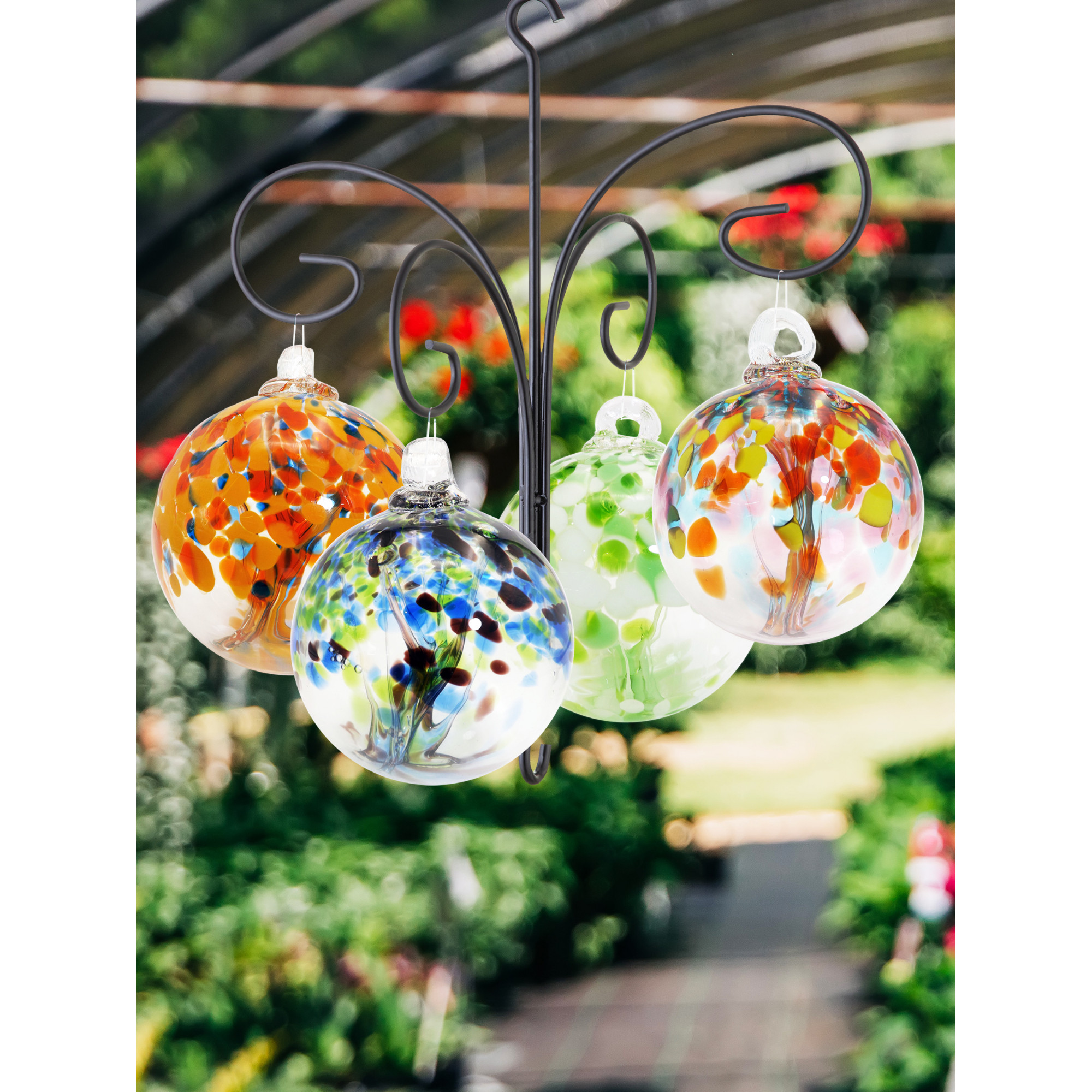 Tree of Life Eden Hand Blown Art Glass Ornament 6" (152mm) | Christmas ...