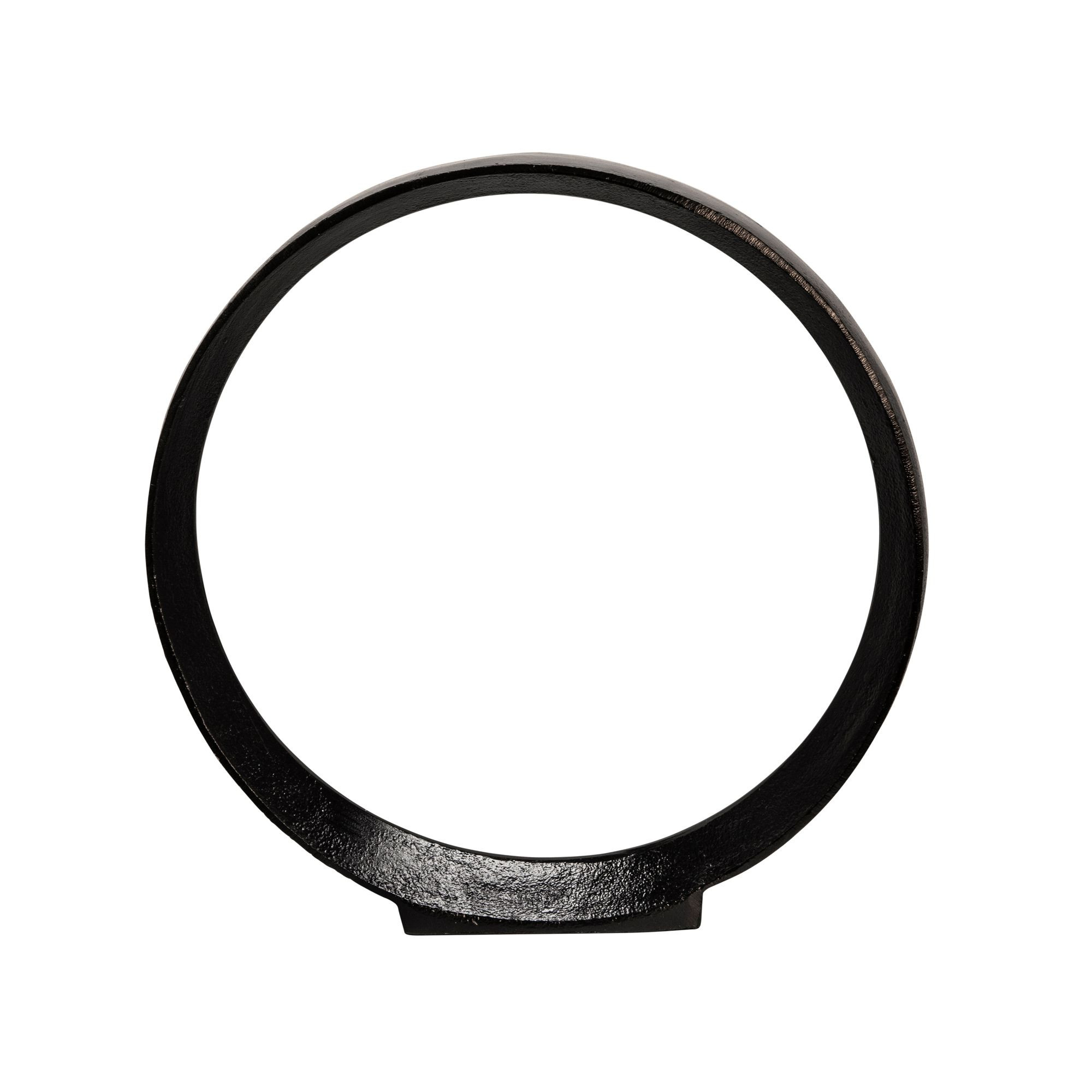 Aluminum Rings Table Top Decoration - 14.25" - Black - Set of 2 ...