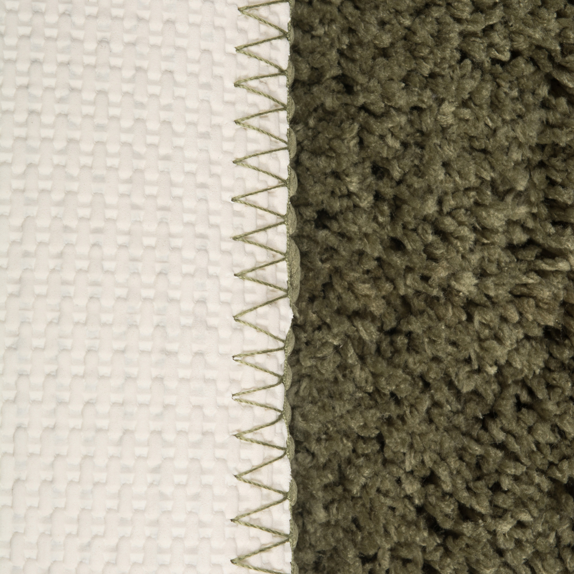 24" x 40" Olive Green Rectangular Home Essentials Polyester Bath Rug ...