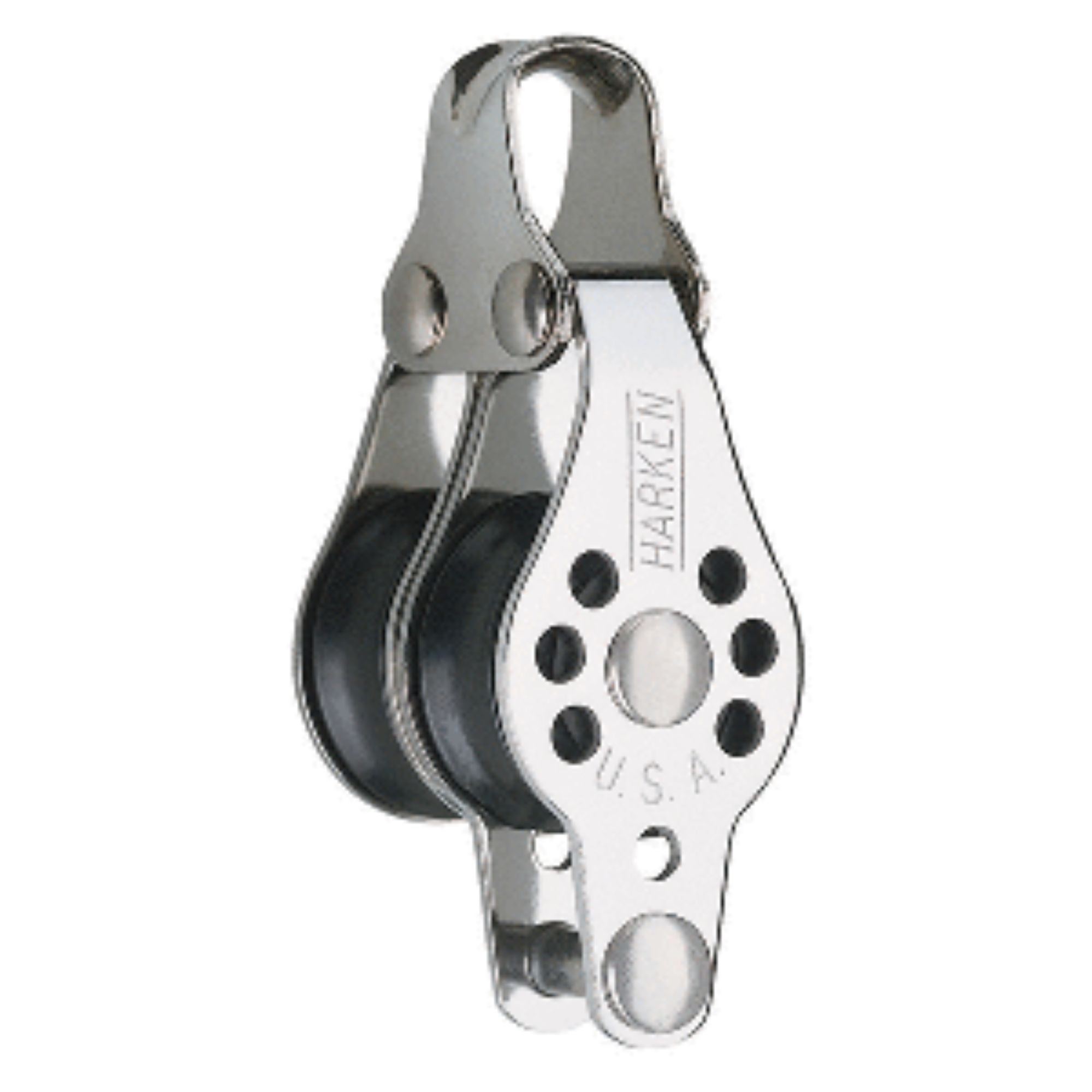 3" Harken 22MM Double Micro Fishing Block with Becket | Christmas Central