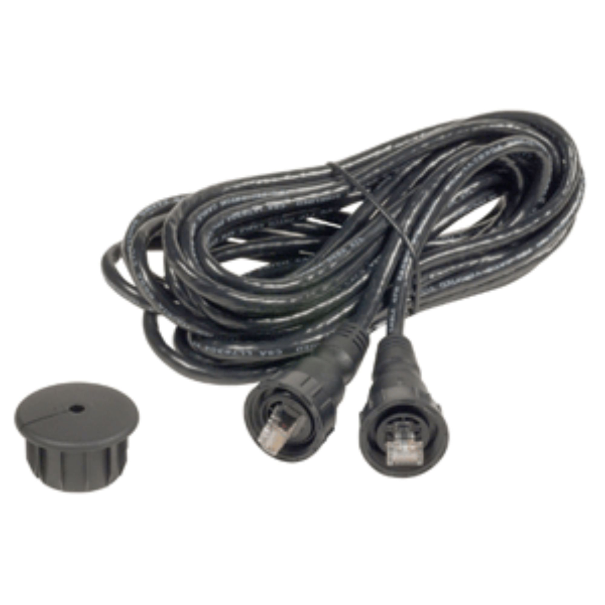 8" Solid Black Maritime Accessories Garmin 20-Feet Marine Network Cable ...