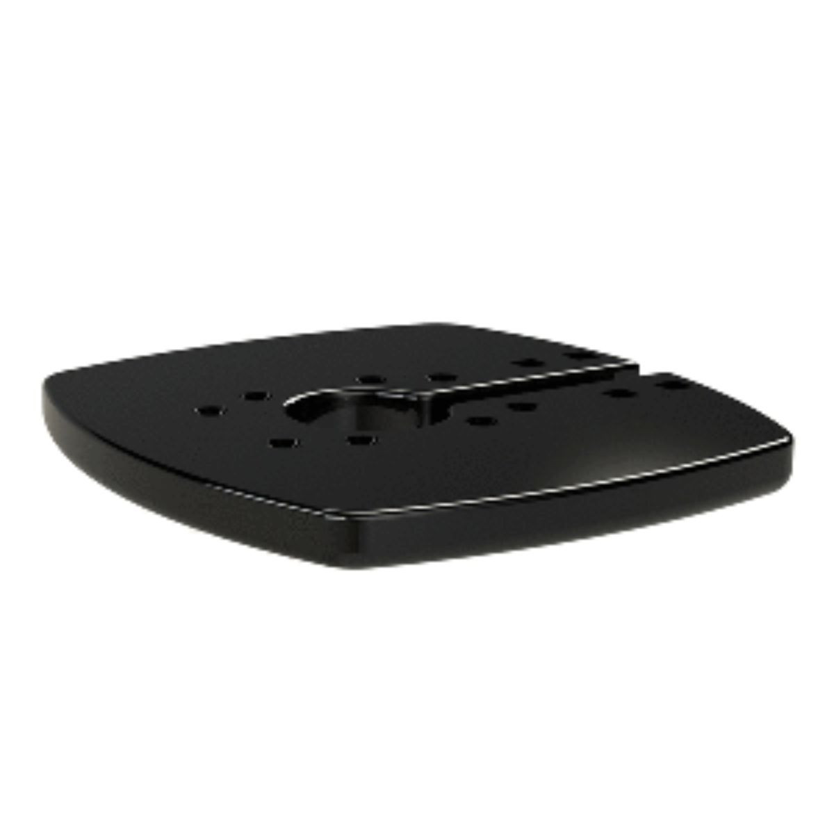 12" Black Contemporary Modular Plate for Most Closed Domes | Christmas ...