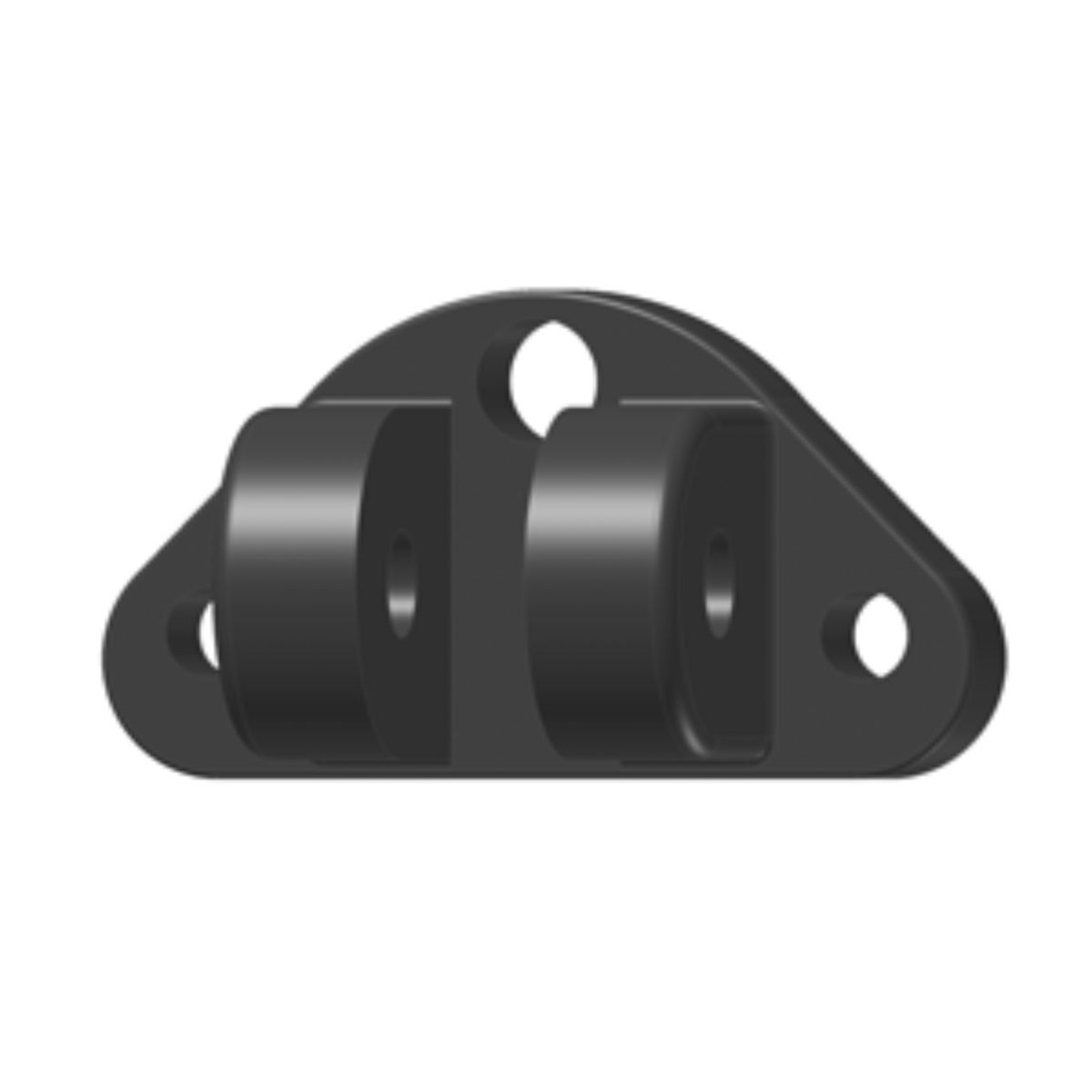 8" Black Compact Upper Mounting Bracket for 2 Screws 1 Wire | Christmas ...
