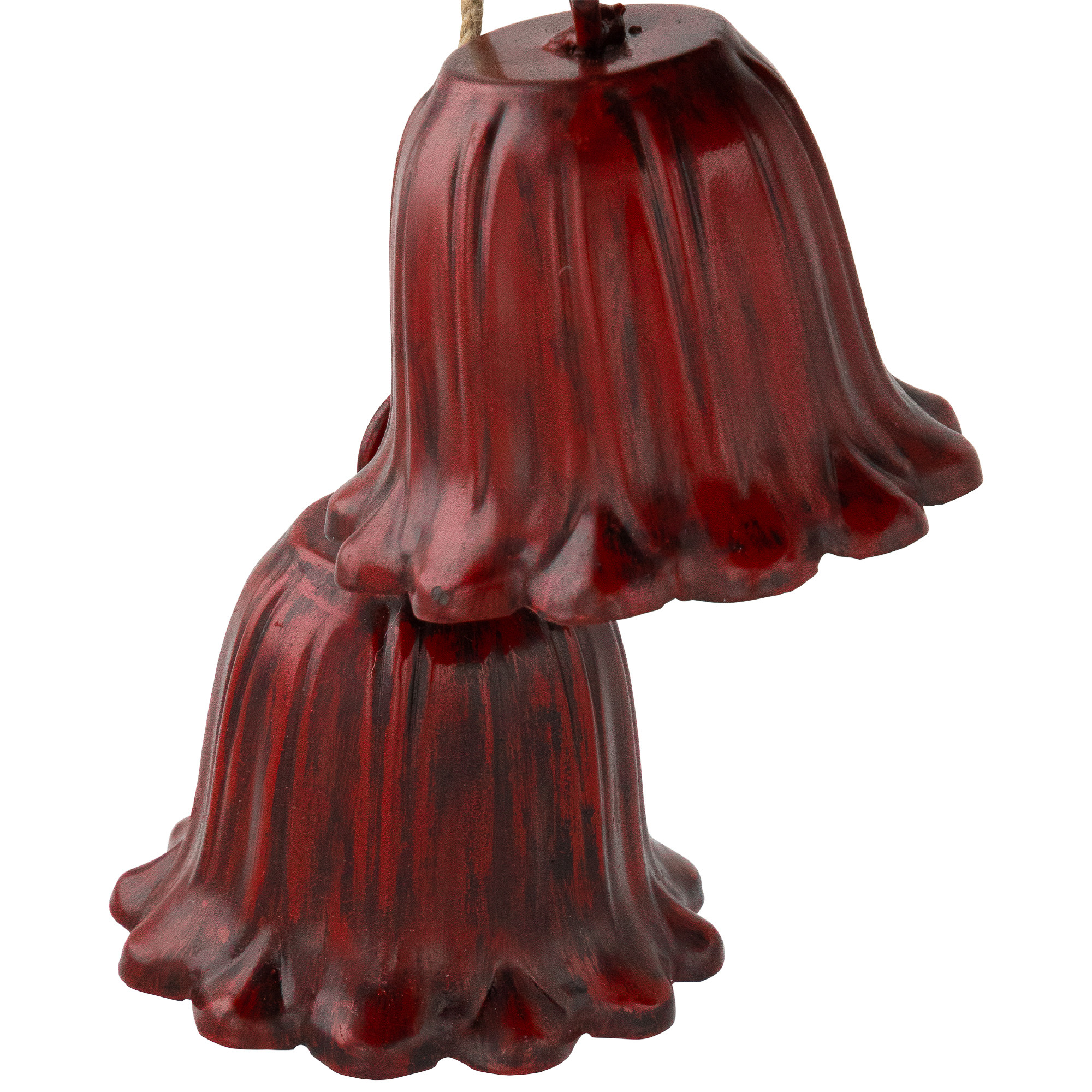 Fluted Bells Trio Christmas Decorations - 20" - Red - Set of 2 ...