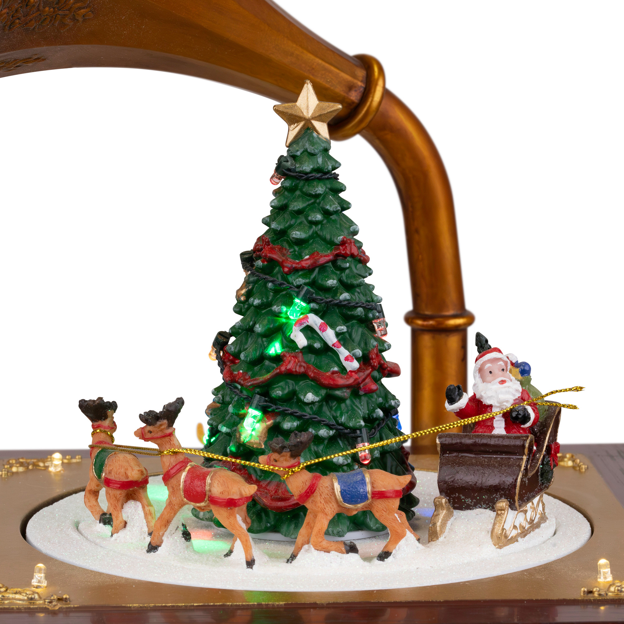 LED Lighted & Musical Gramophone Animated Christmas Decoration - 14 ...