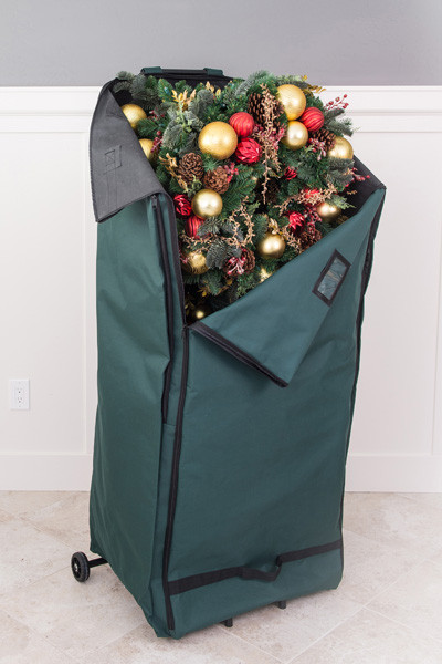 Christmas Garland & Wreath Protective Deluxe Rolling Storage Bag ...