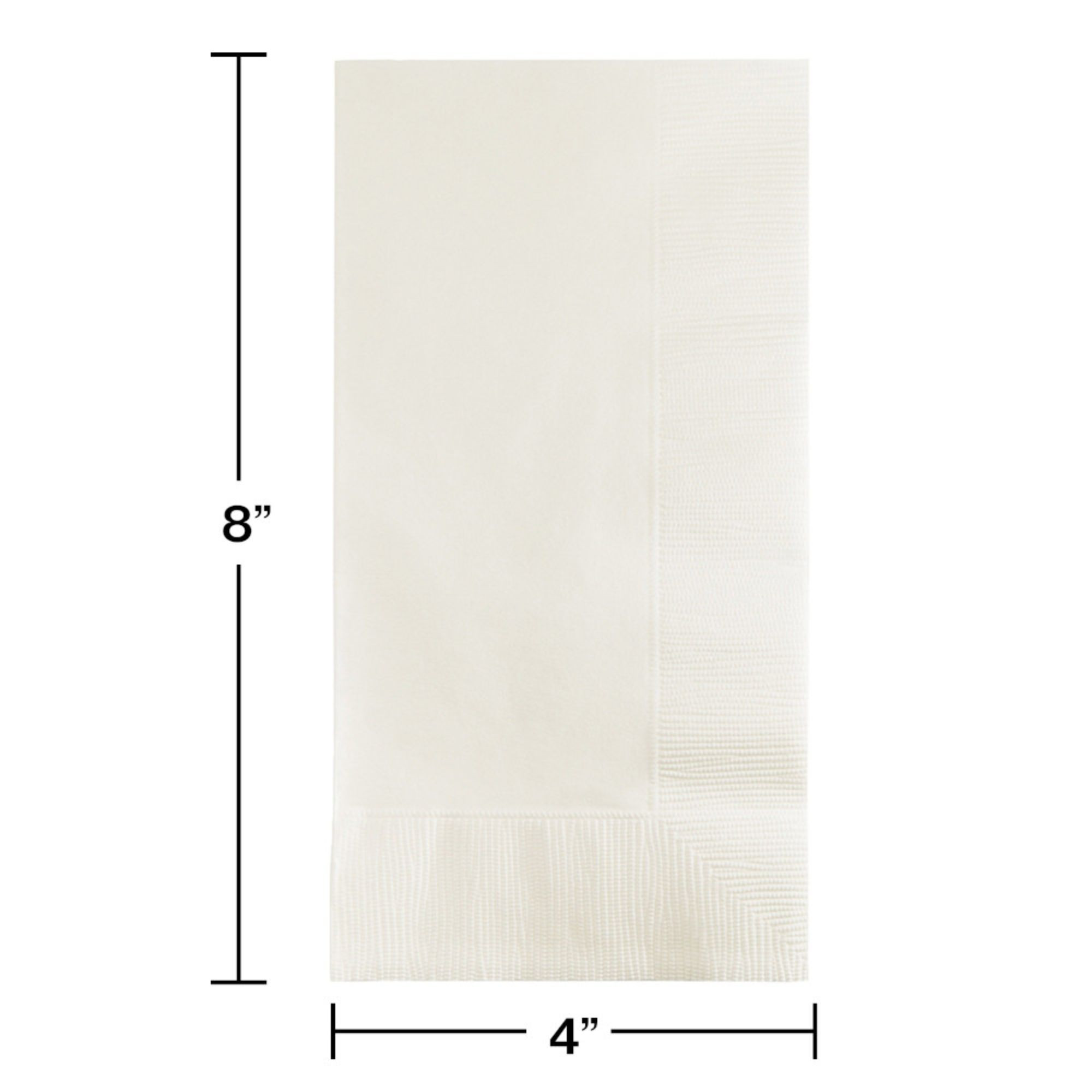 Club Pack of 600 White 2-Ply Disposable Party Guest Napkins 8 ...