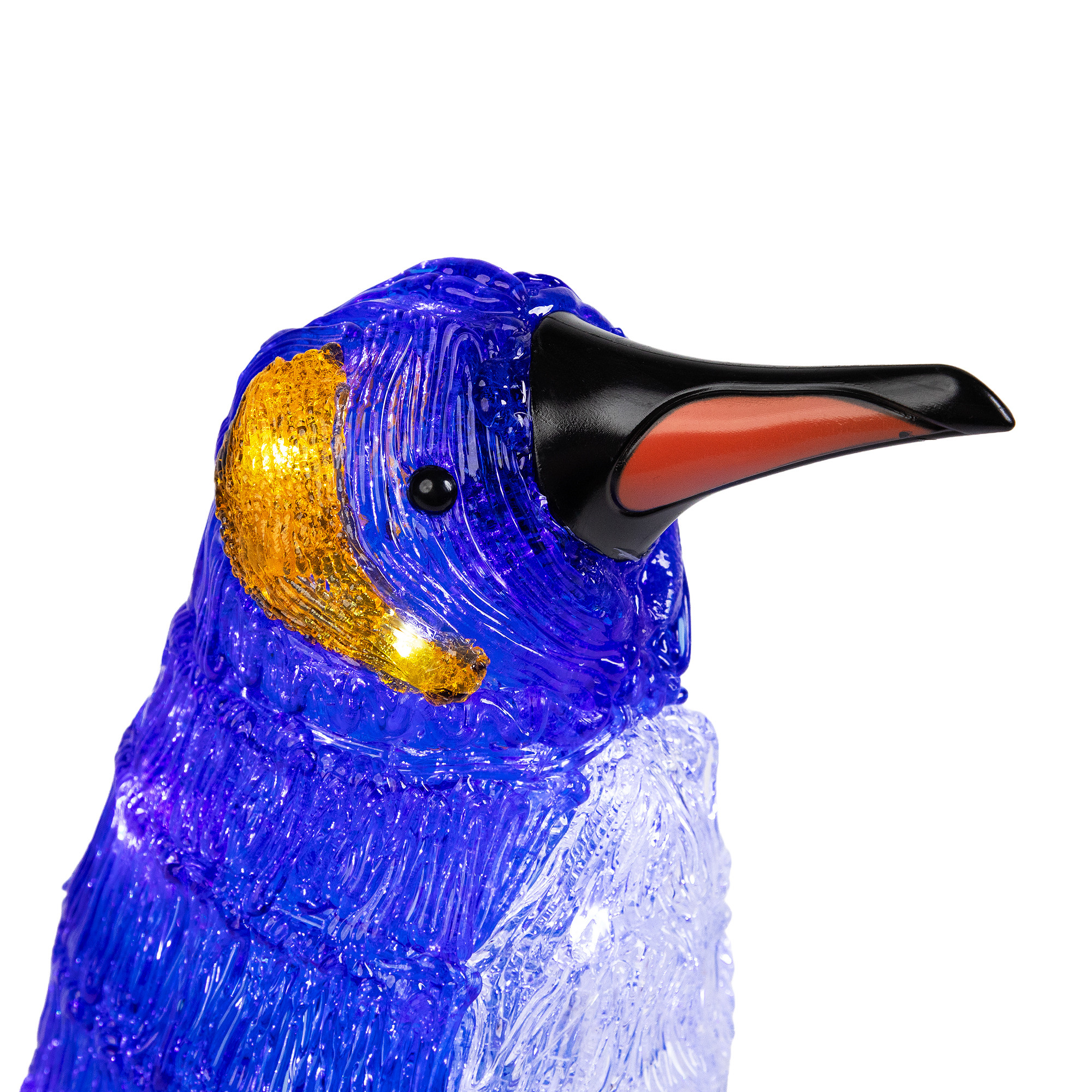 12.5" LED Lighted Commercial Grade Acrylic Penguin Outdoor Christmas ...