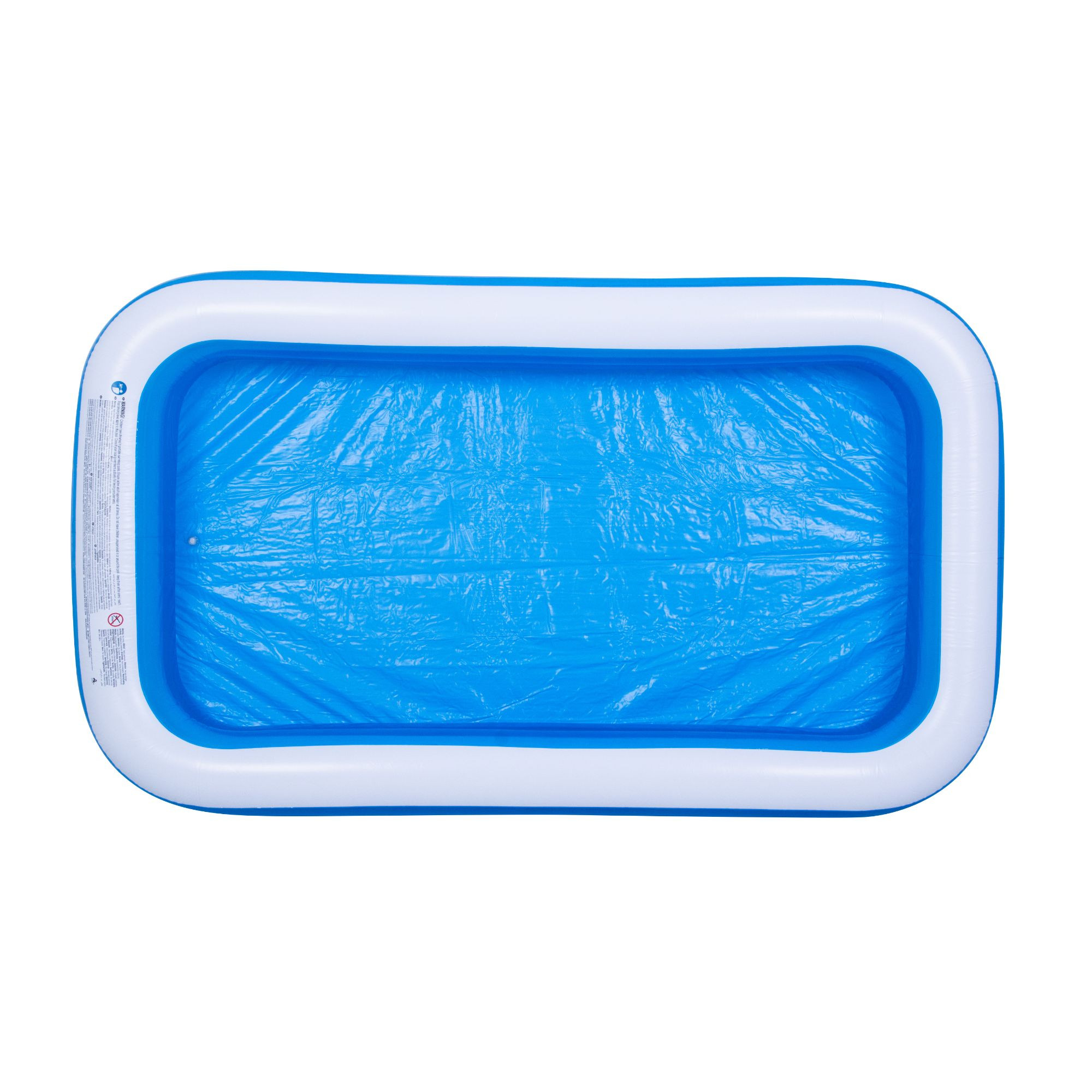 10' Blue & White Inflatable Rectangular Swimming Pool | Christmas Central