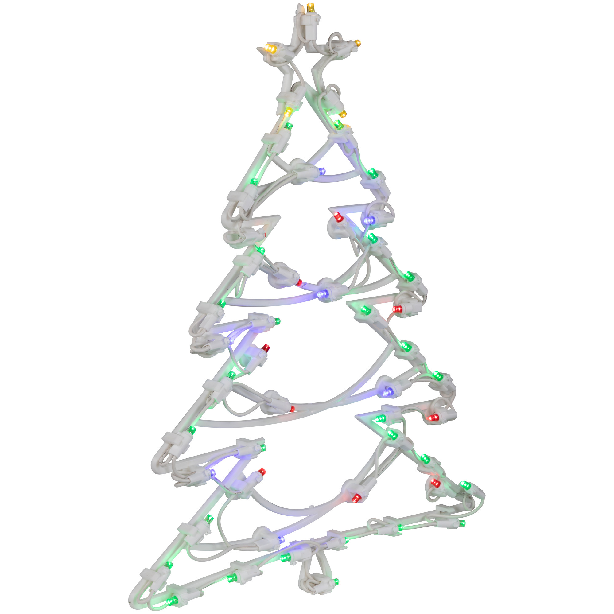 16" LED Lighted Christmas Tree Window Silhouette Decoration | Christmas ...