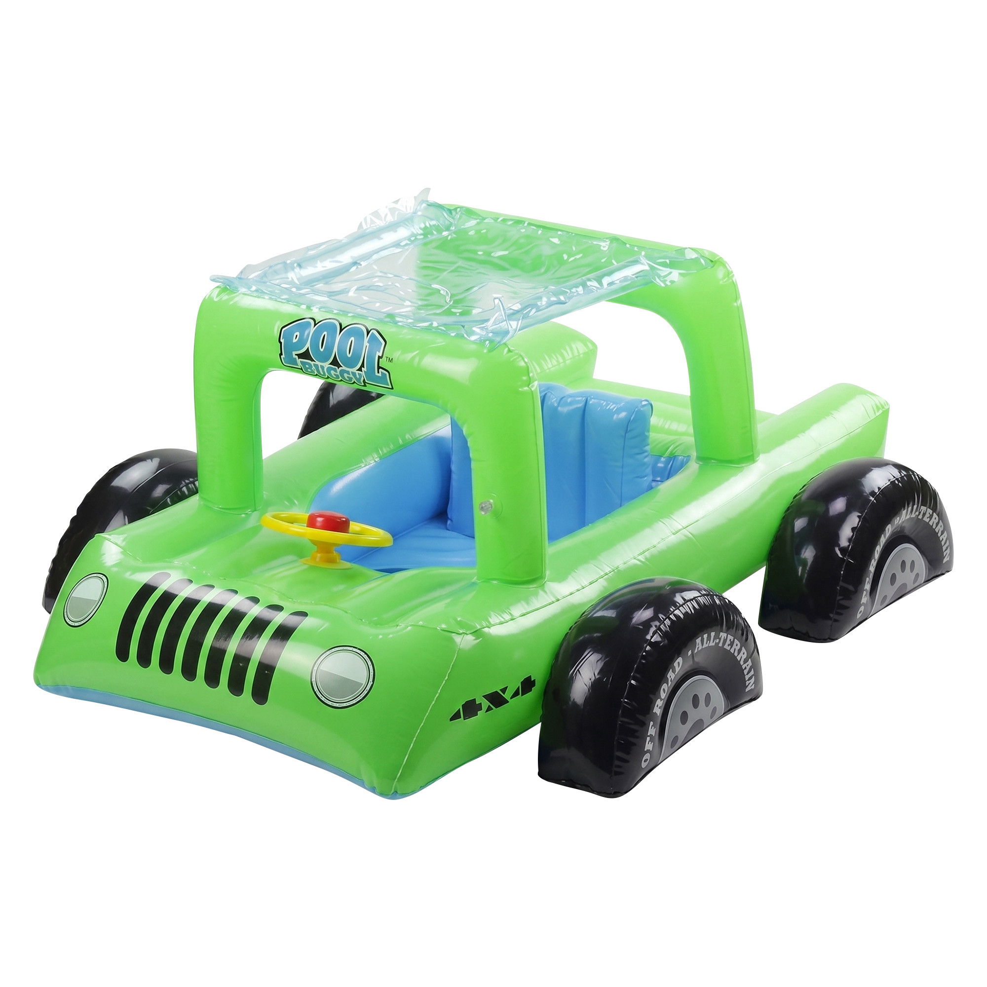 41" Green Swimming Pool All Terrain Vehicle Float for Children ...