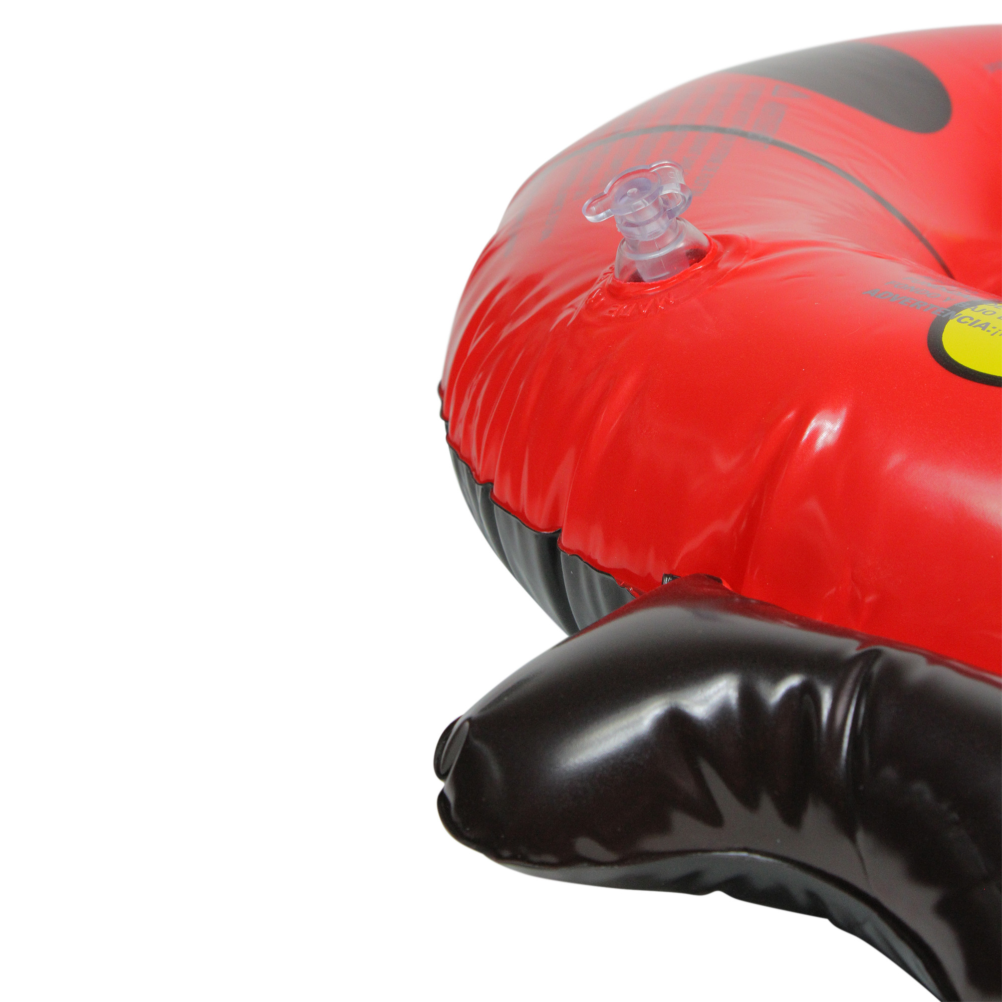 24" Inflatable Red & Black Ladybug Swim Ring Tube Pool Float ...