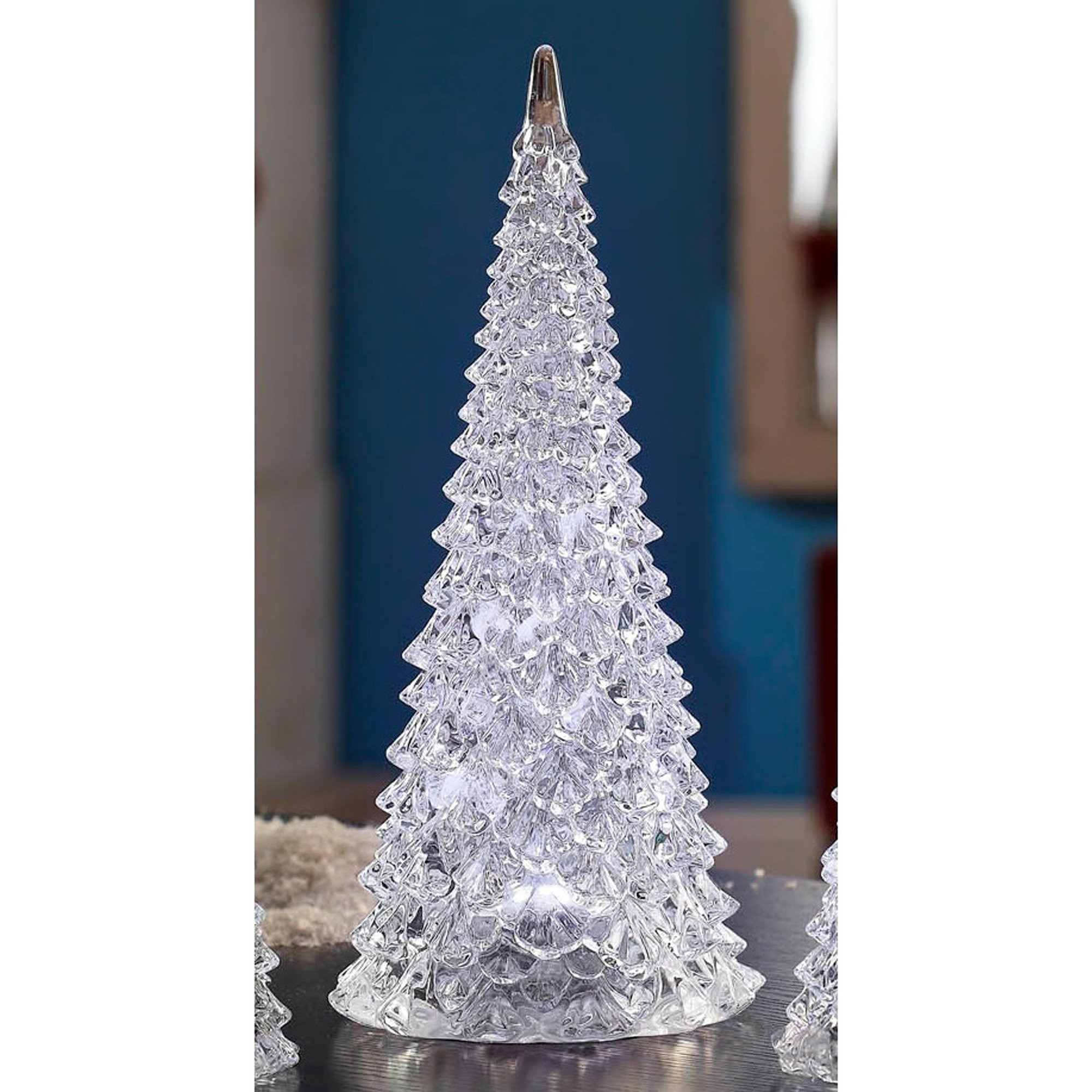 LED Lighted Acrylic Christmas Tree Decoration - 12” | Christmas Central