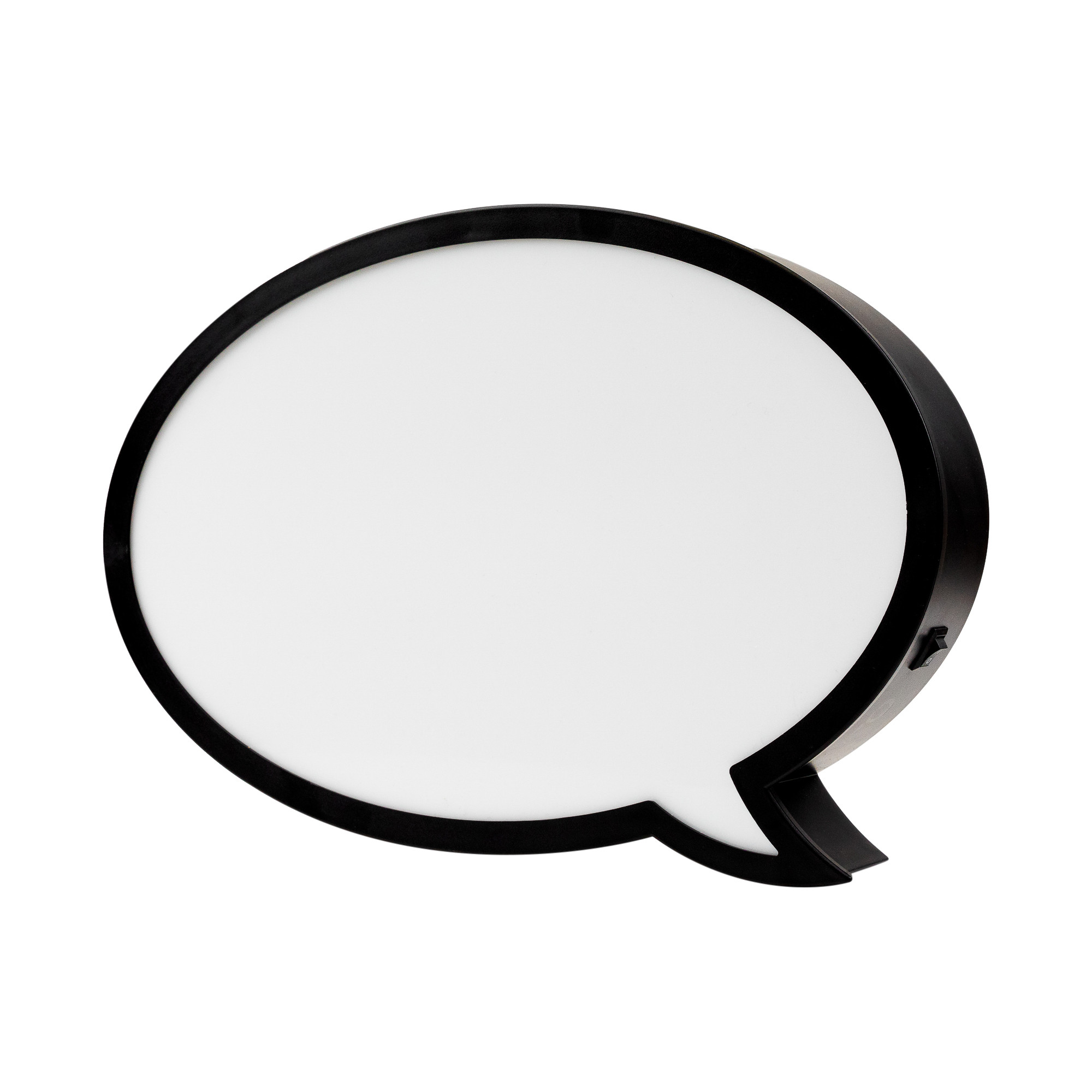 13" Battery Operated LED Lighted Speech Bubble White Board | Christmas ...