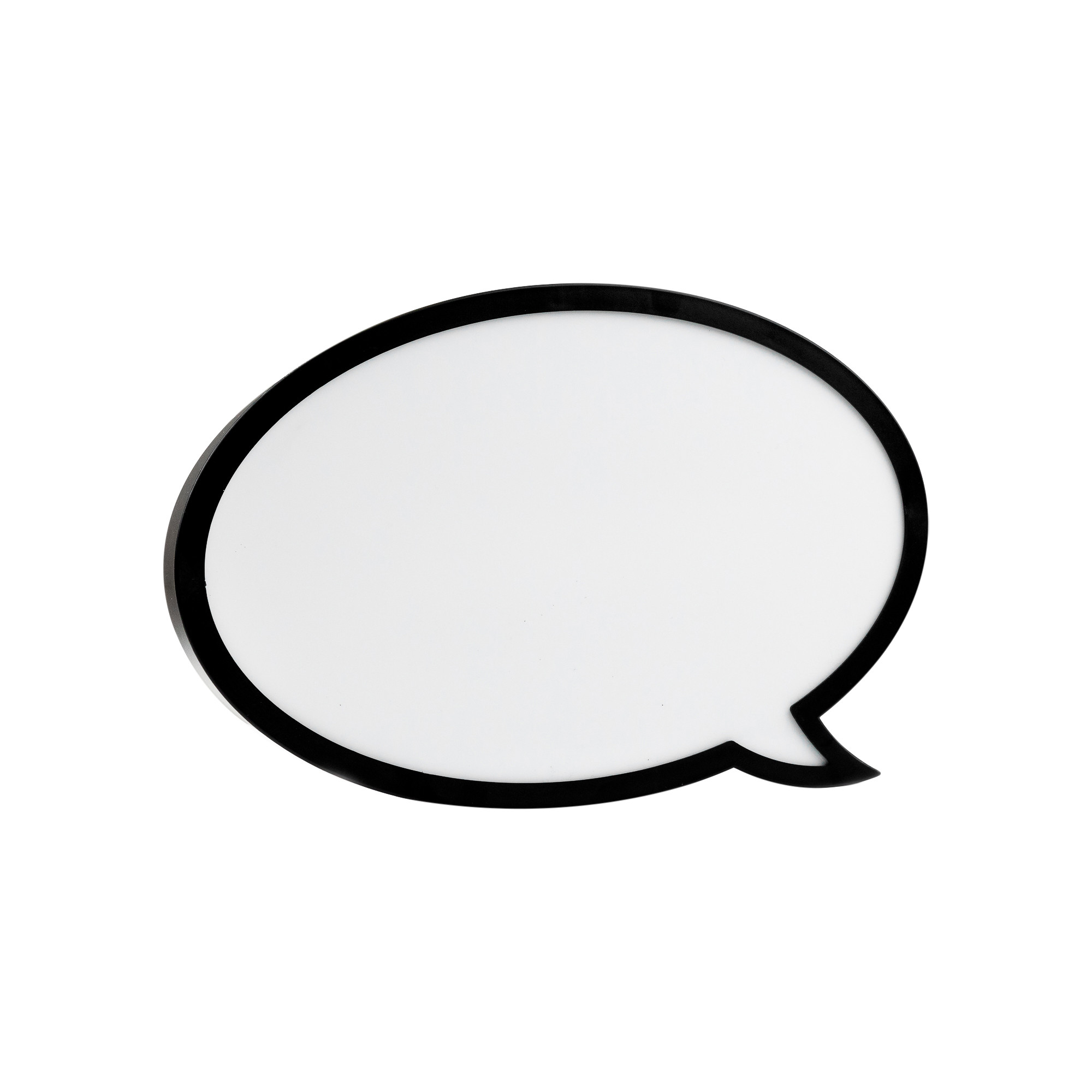 13" Battery Operated LED Lighted Speech Bubble White Board | Christmas ...