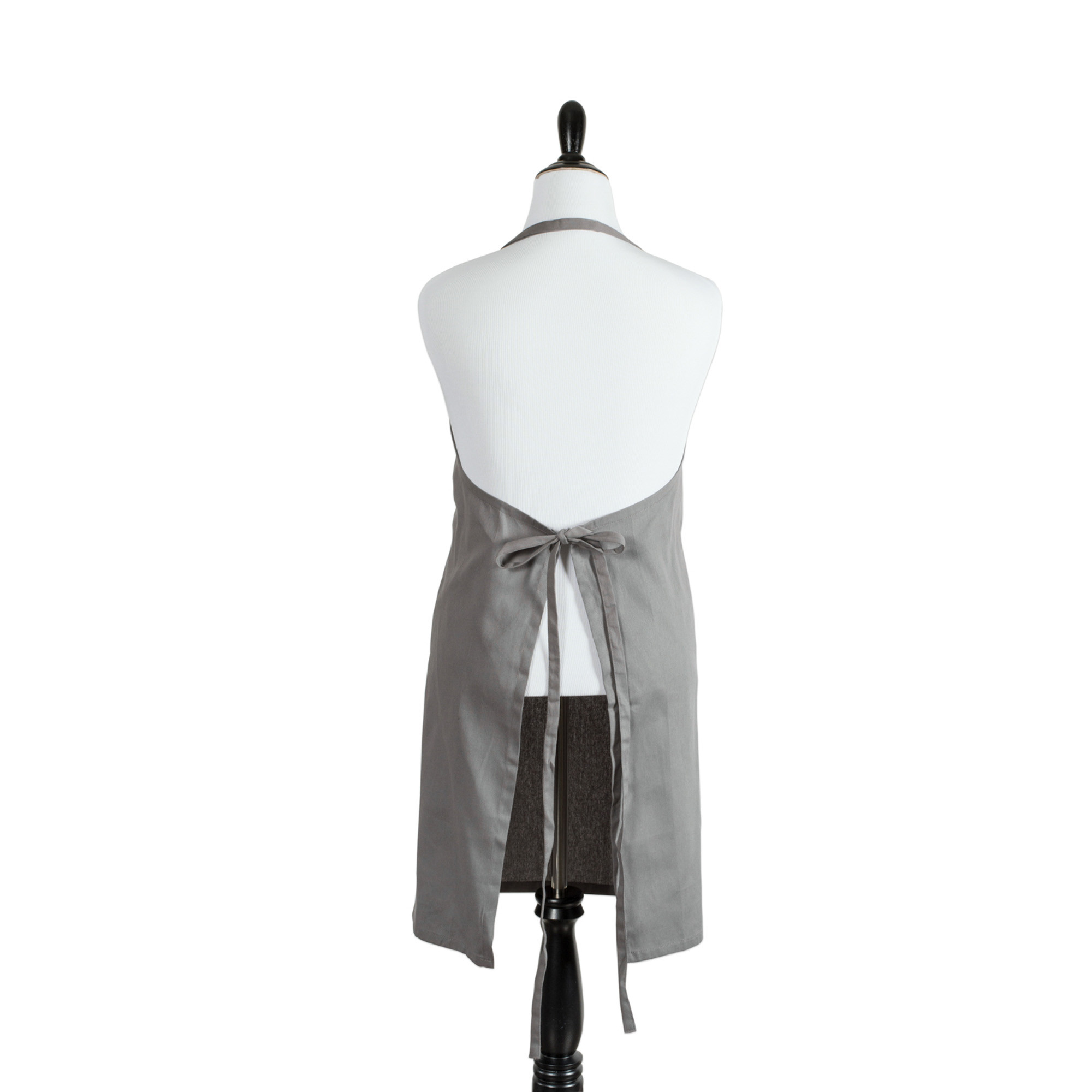 Unisex Cotton Kitchen Chef Apron - 38" - Gray | Christmas Central