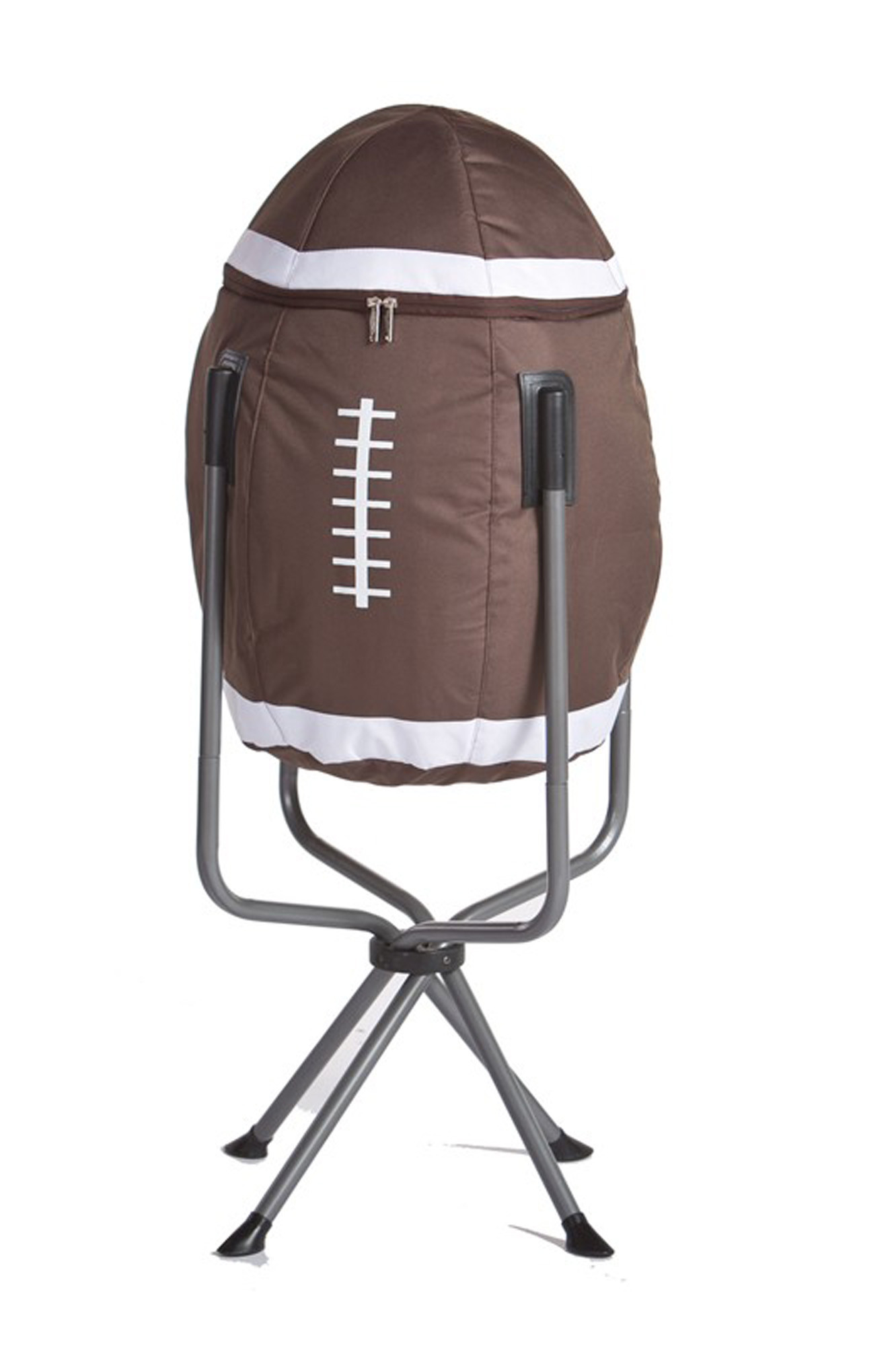 39" Portable Fold-Up Standing Football Shaped Cooler for Parties ...