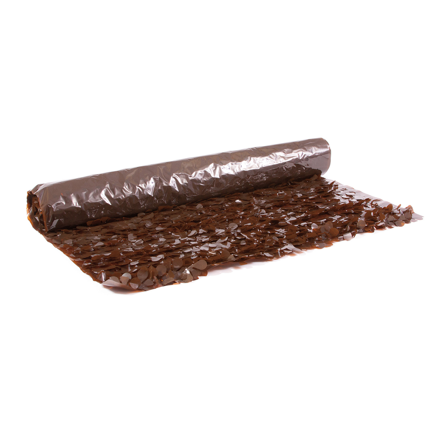 15' Brown Contemporary Floral Sheeting Party Streamers | Christmas Central