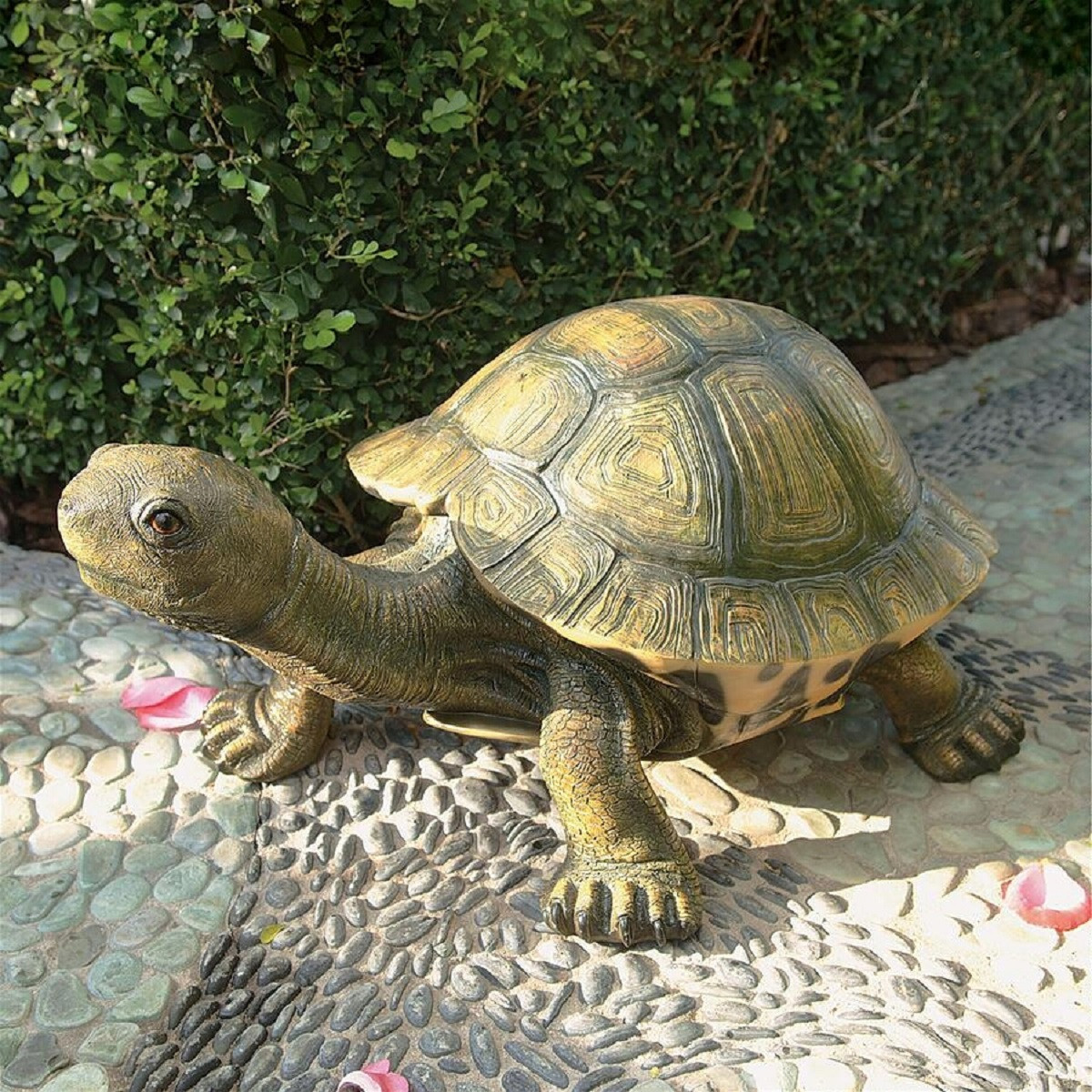 29" Large Tranquil Tortoise Outdoor Garden Statue | Christmas Central