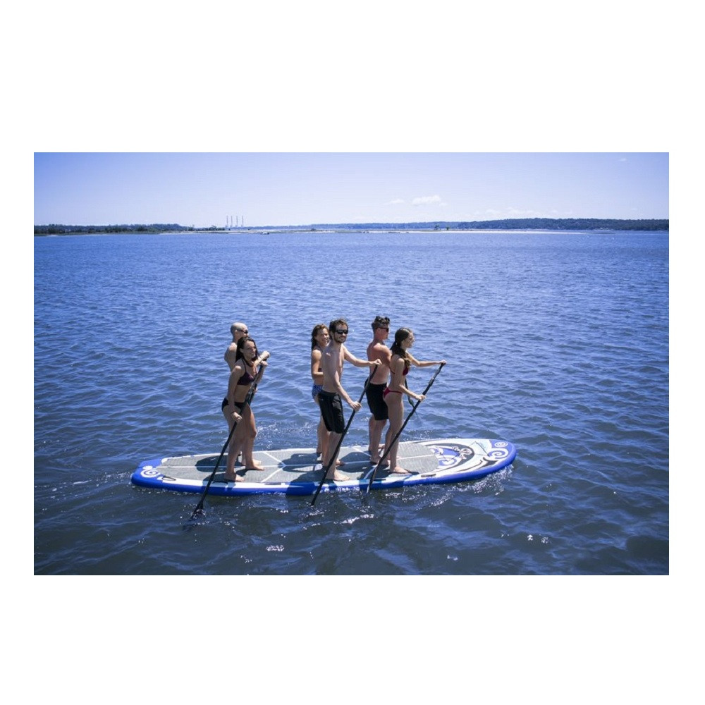 Inflatable Maori Giant Multi-Person Paddleboard - 15' | Christmas Central