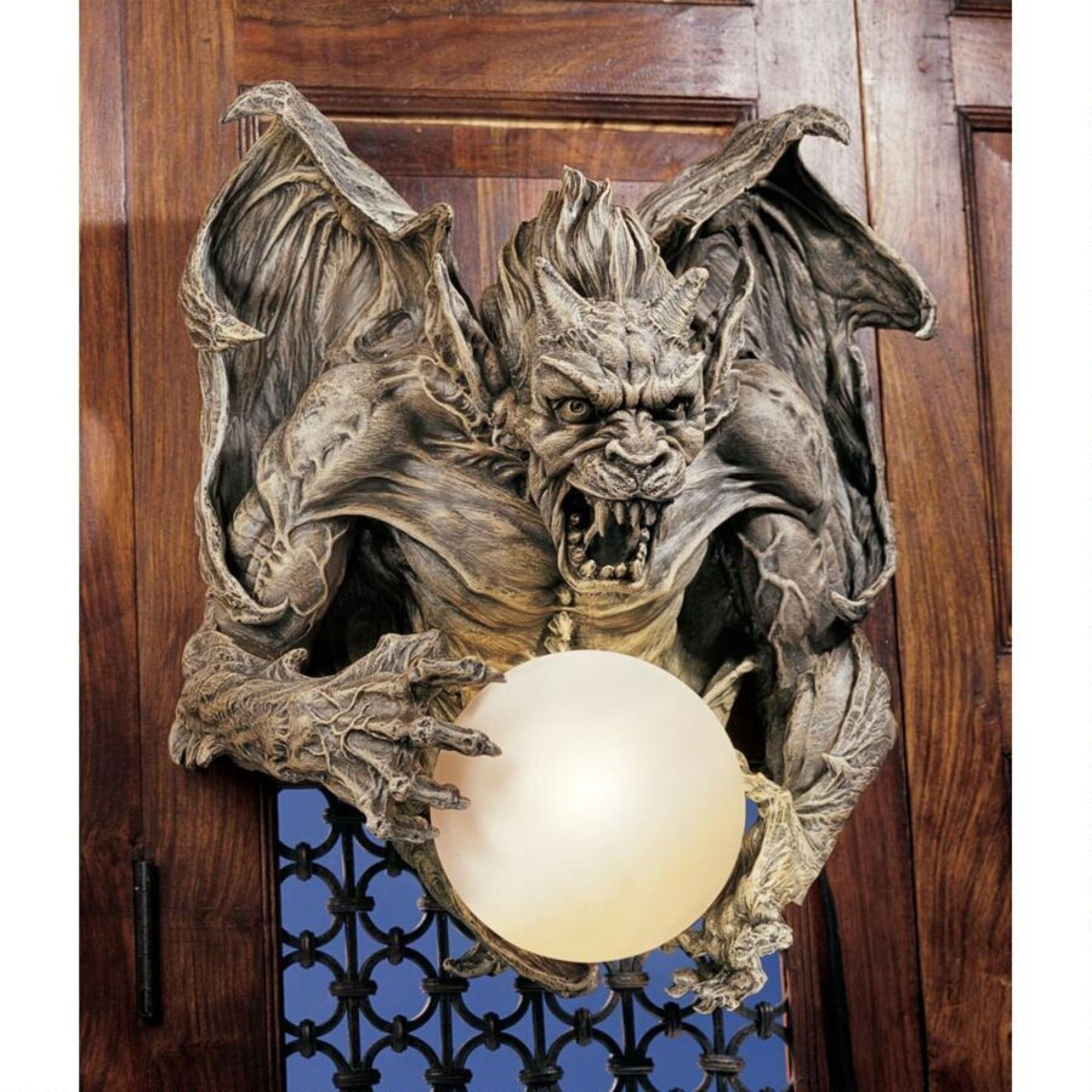 17" Merciless the Gargoyle Sconce Lighted Wall Sculpture | Christmas ...