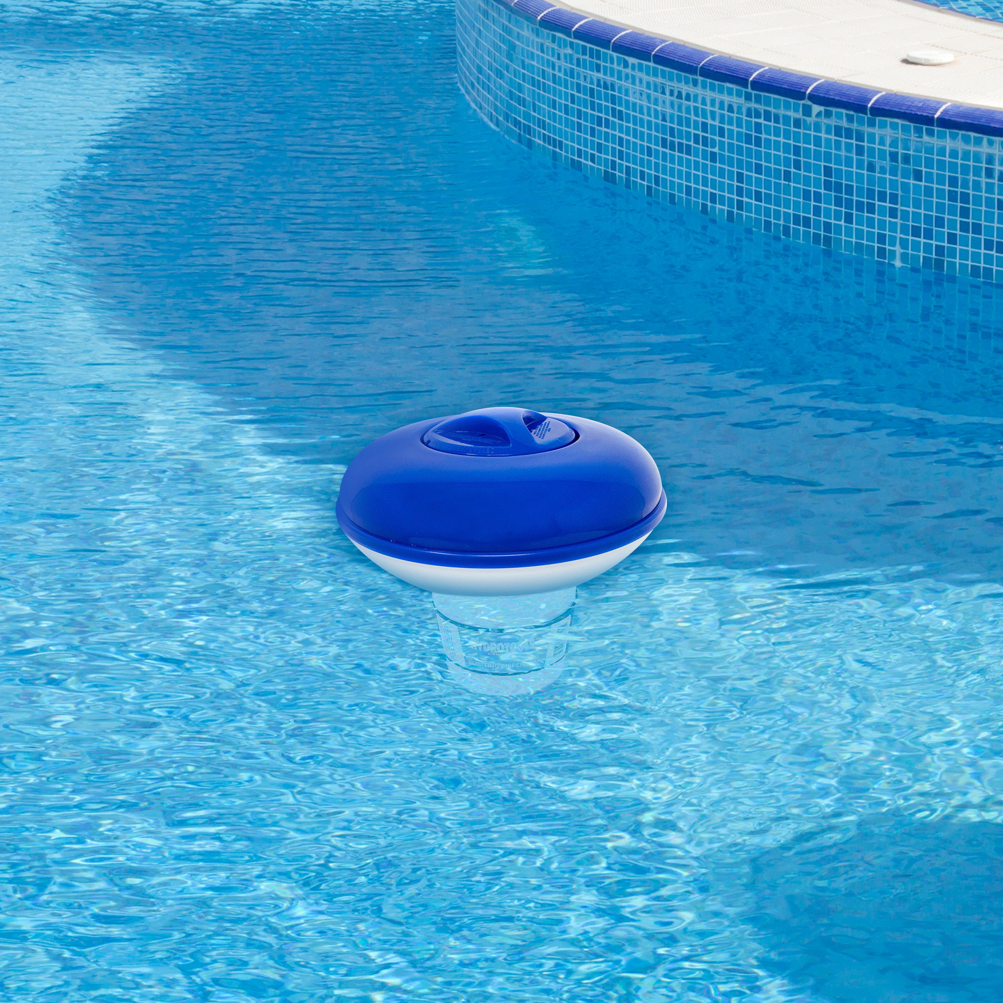 Adjustable Floating Swimming Pool Chemical Dispenser - 10" - White ...