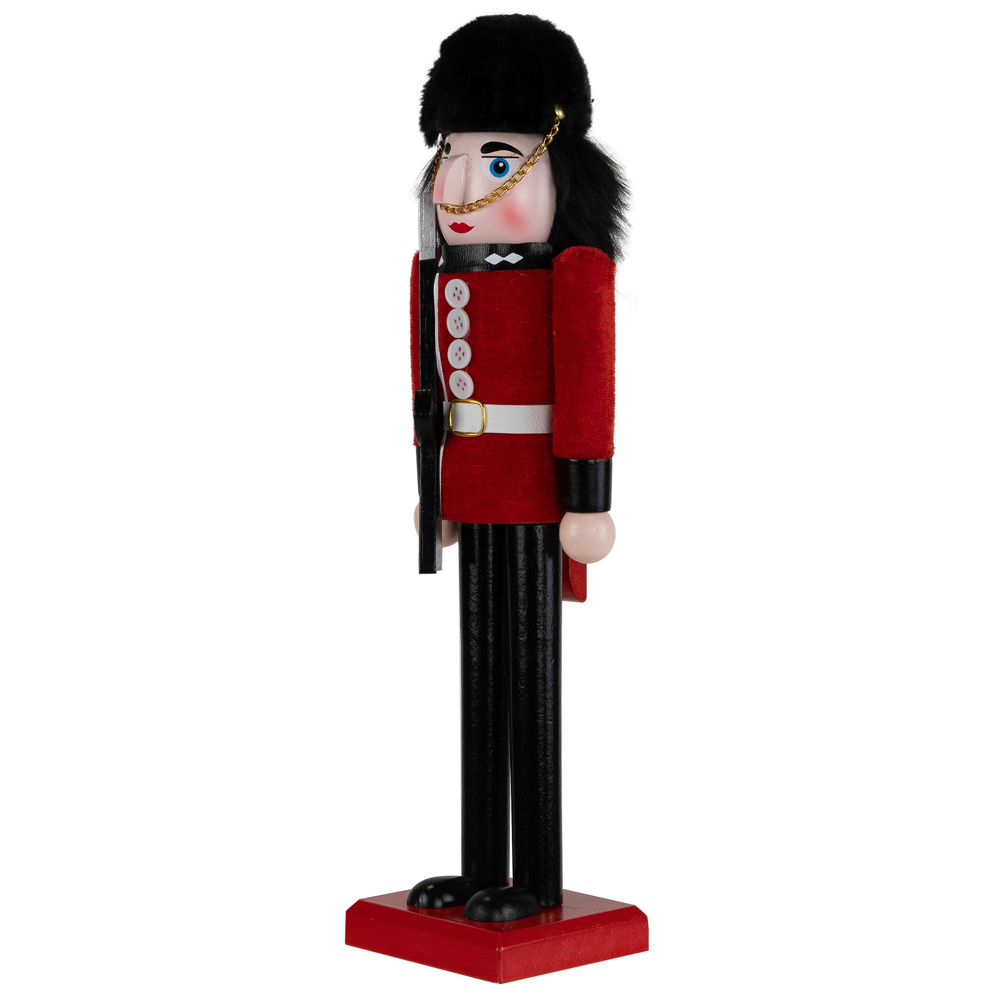 Royal Guard Christmas Nutcracker Figure - 14" - Red & Black | Christmas ...
