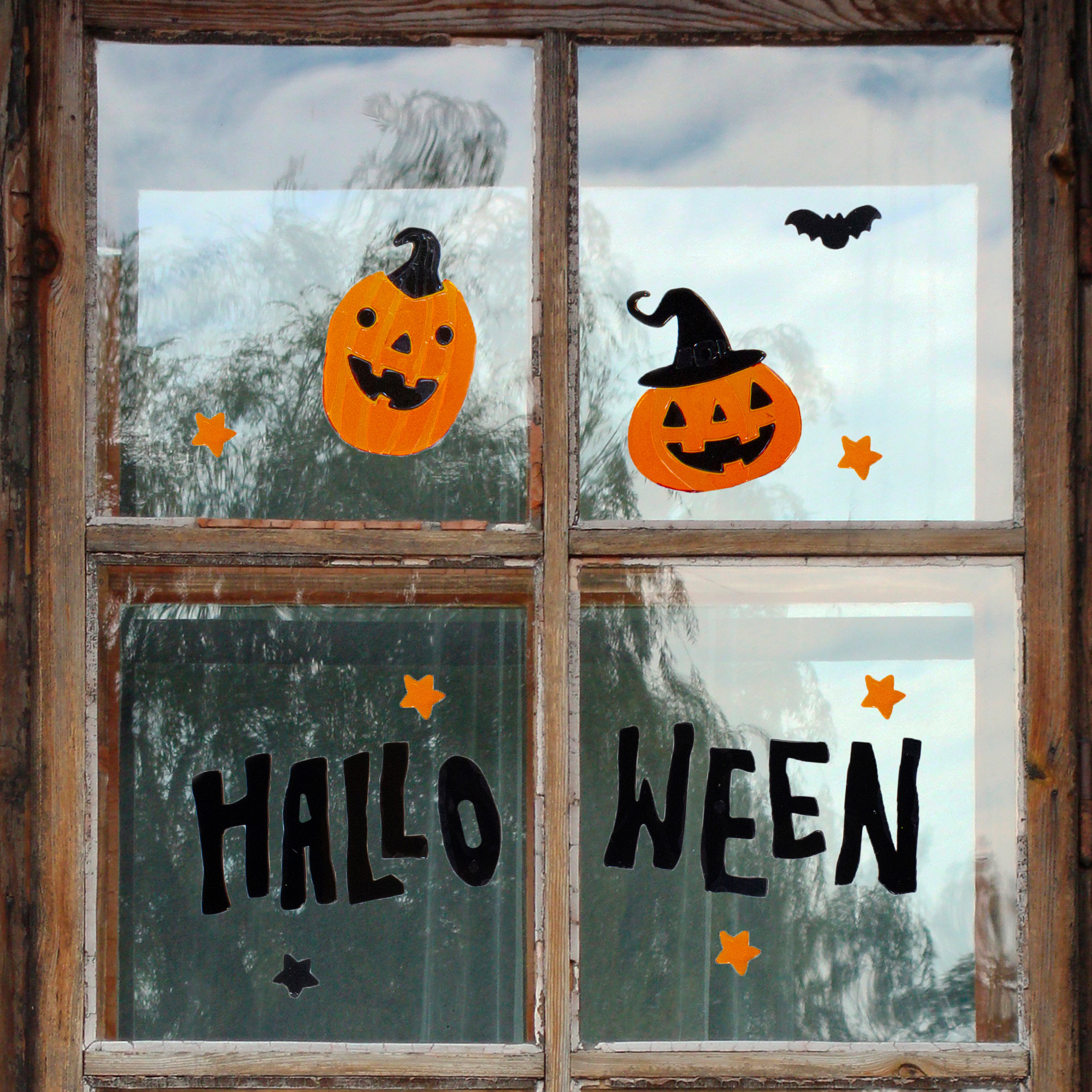 Halloween Gel Window Clings