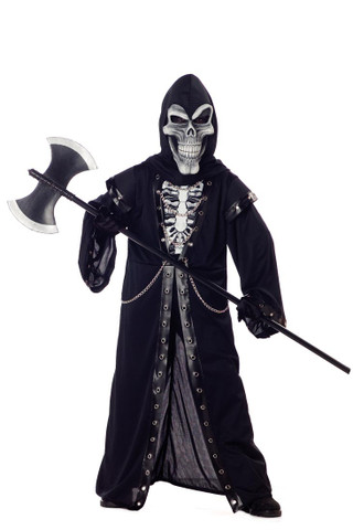 Child's Black Crypt Master Halloween Costume - Size Large | Christmas ...