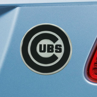 3.25" MLB Chicago Cubs 3D Chrome Metal Emblem Exterior Auto Accessory ...
