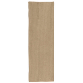 2’ x 7’ Beige All-Purpose Rectangular Braided Mudroom Rug Runner ...