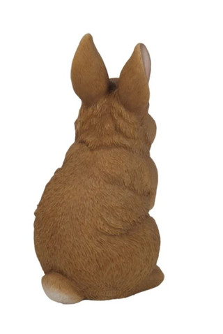 6.25" Tawny Brown & White Small Standing Rabbit Figurine | Christmas ...