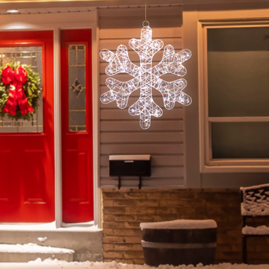 snowflake lights for outside