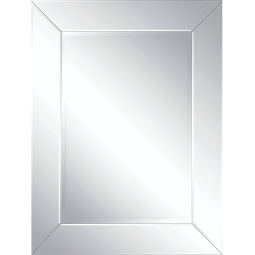 40" Polished Framed Rectangular Wall Mirror | Christmas Central