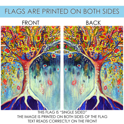 Tree Of Life Outdoor Garden Flag 18" x 12.5" | Christmas Central