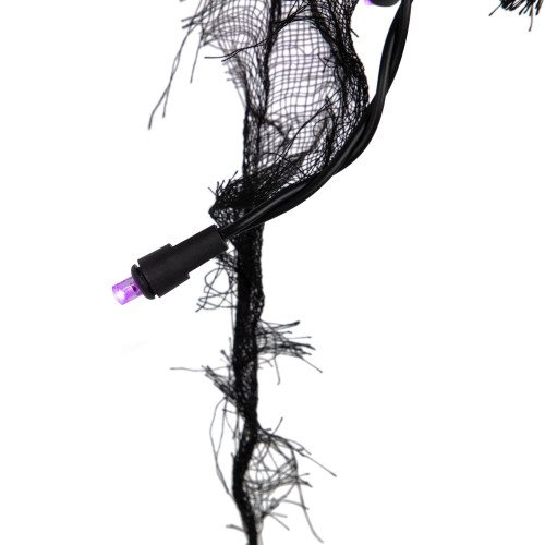 Lighted LED Halloween Gauze Drape Lights - 4' x 2' - Purple | Christmas ...