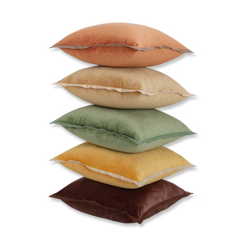 Solid Contemporary Square Throw Pillow - 18" - Black | Christmas Central